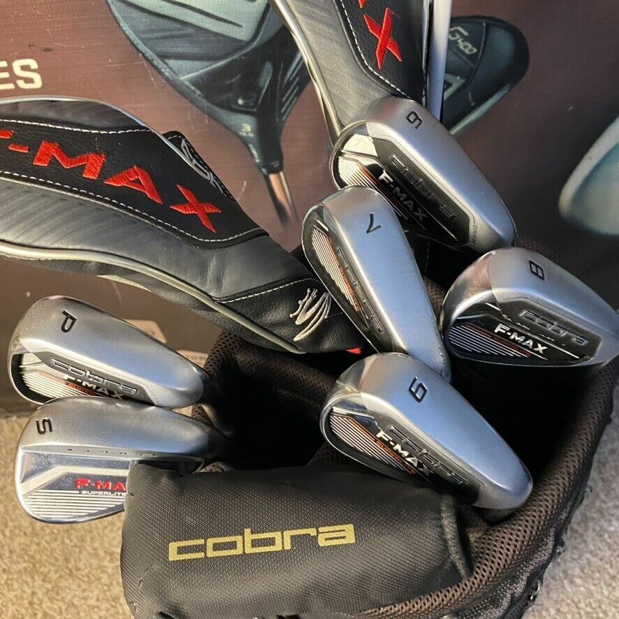 RH Mens Cobra FMAX SuperLite Golf Club Complete Set With Cobra Bag ...