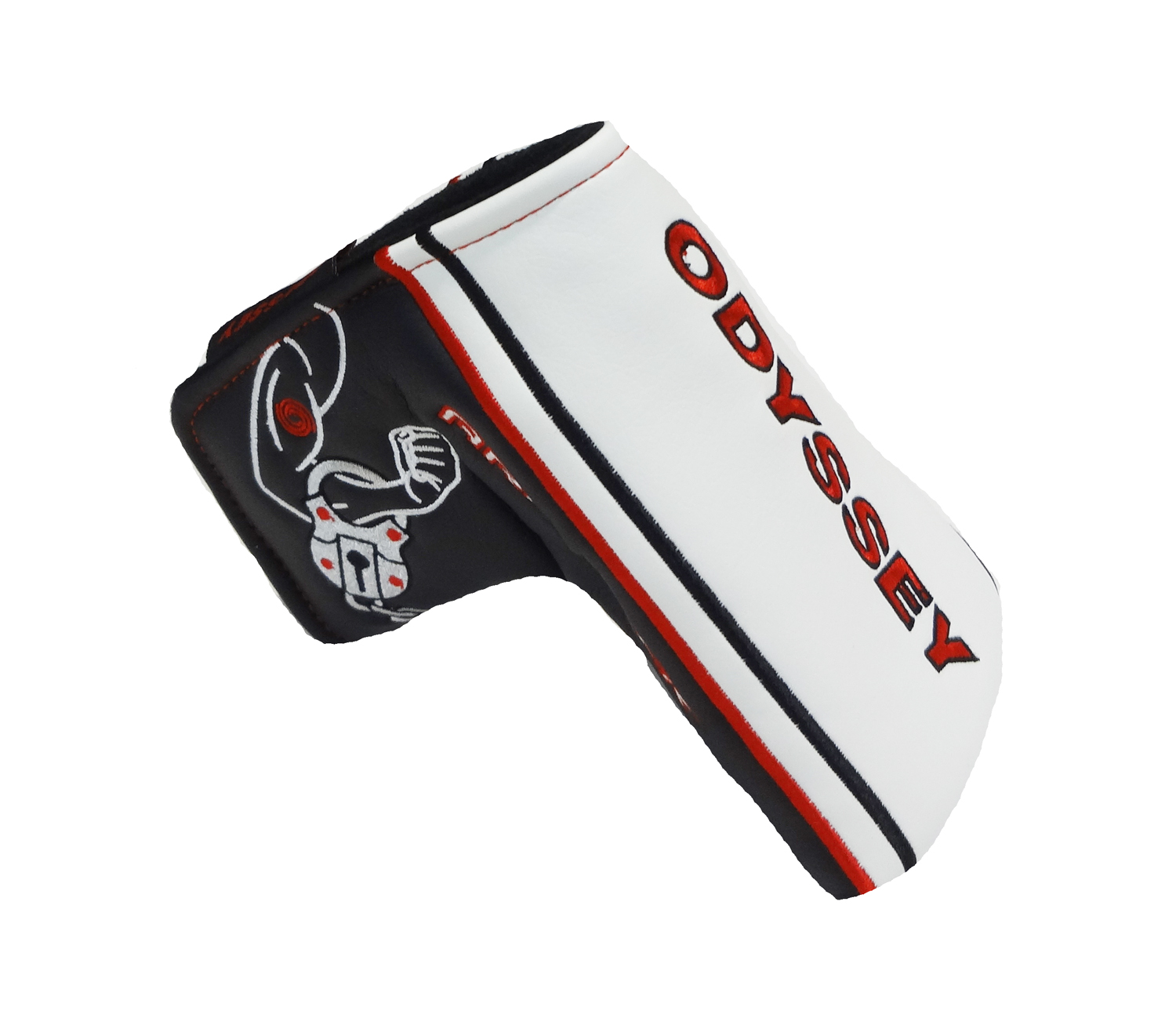 NEW Odyssey Stroke Lab Arm Lock White/Red/Black Double Wide Blade Golf ...