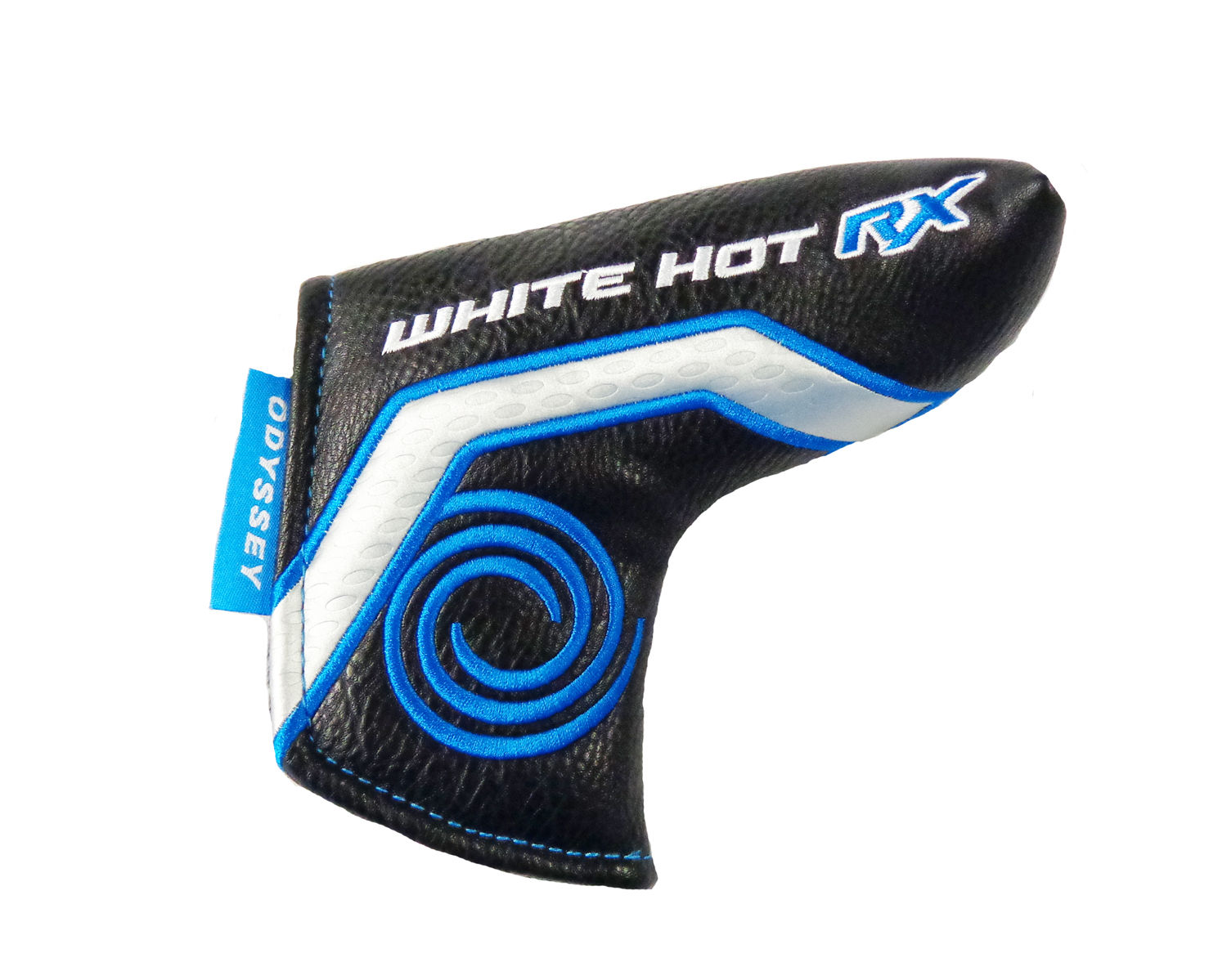 NEW Odyssey White Hot RX Black/Silver/Blue Blade Putter Headcover ...