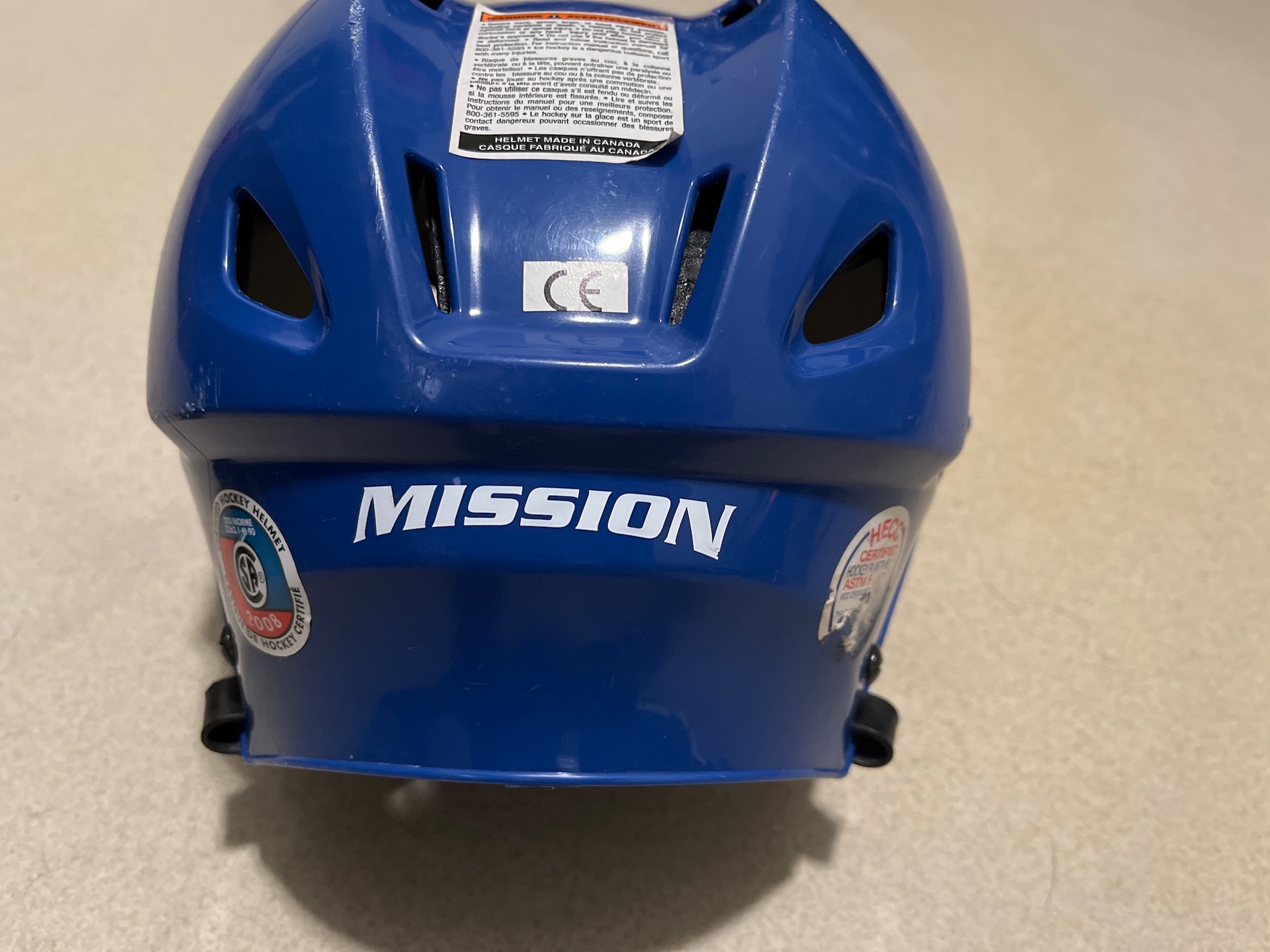 Mission Inhaler hockey helmet Used Adult Large | SidelineSwap