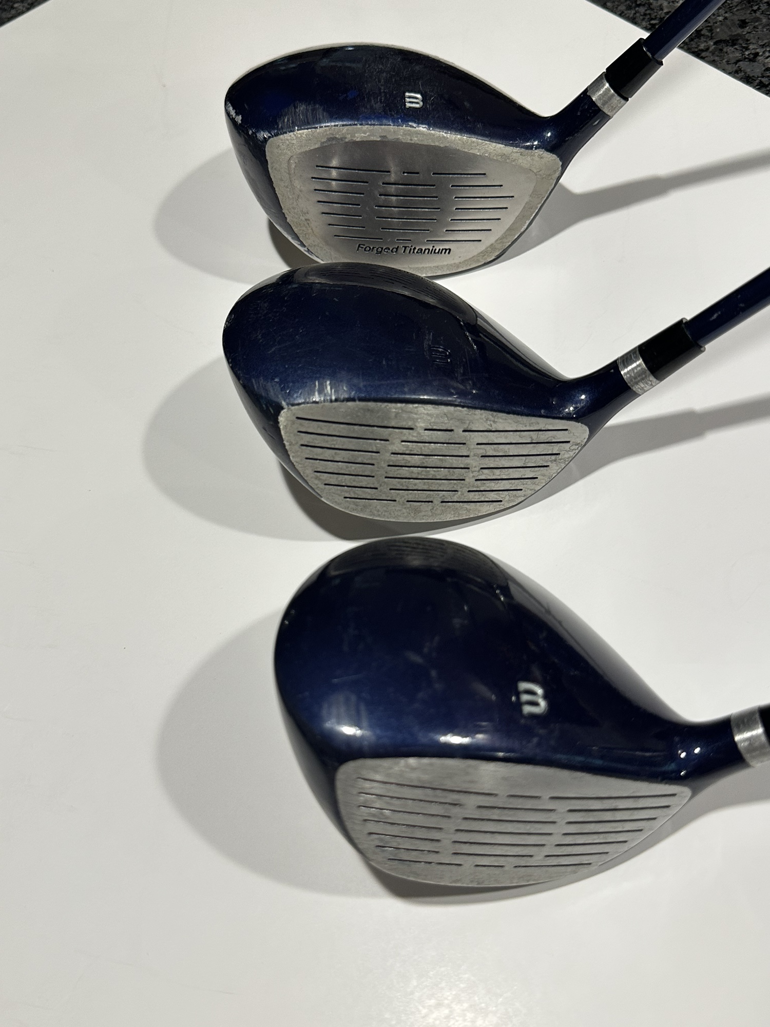 WILSON FIRESTICK OVERSIZE TITANIUM MATRIX GOLF SET W/ MEN'S FLEX SHAFTS ...