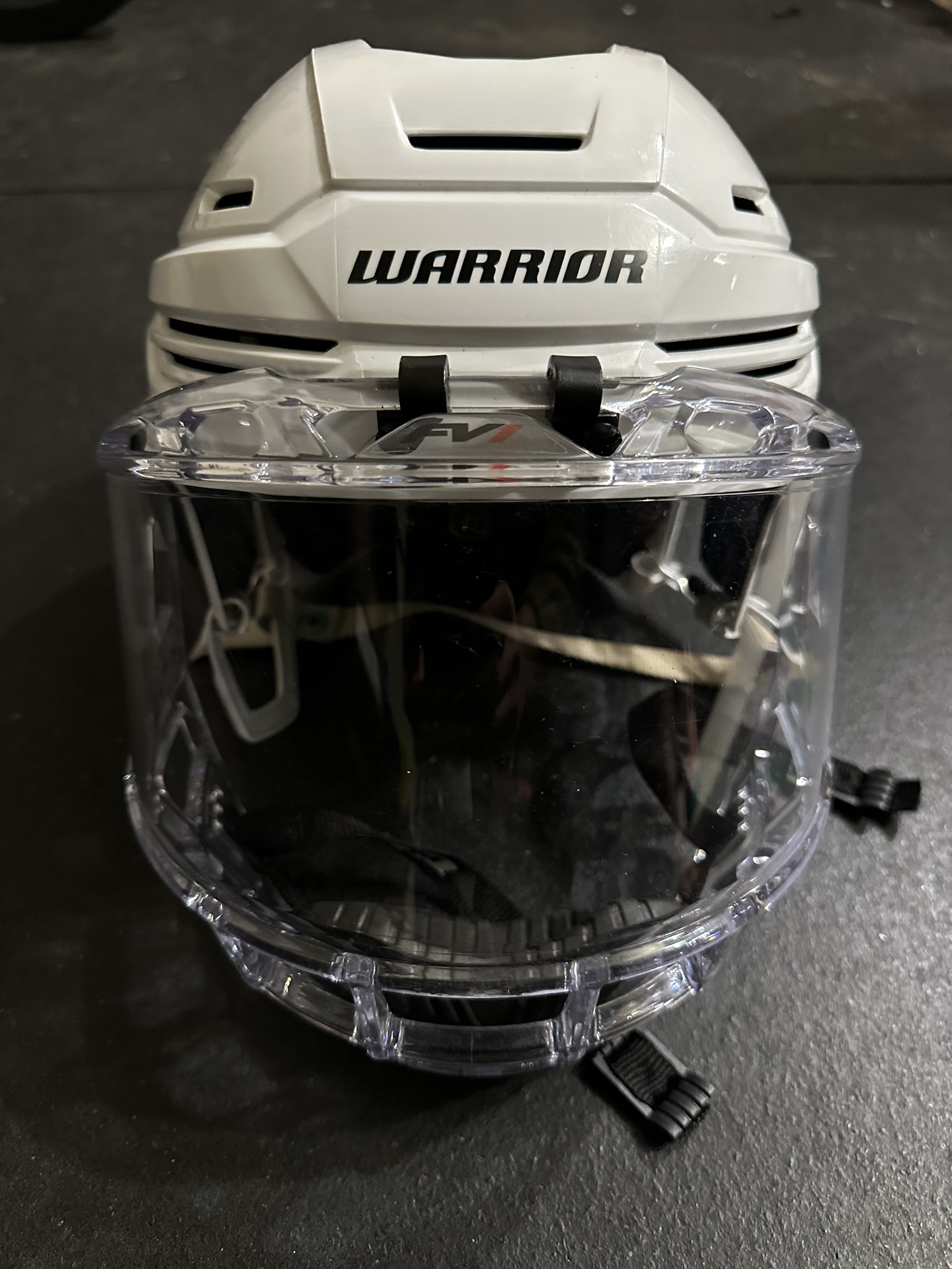 Used Large Warrior Alpha One Pro Helmet With CCM FV1 Full Shield ...