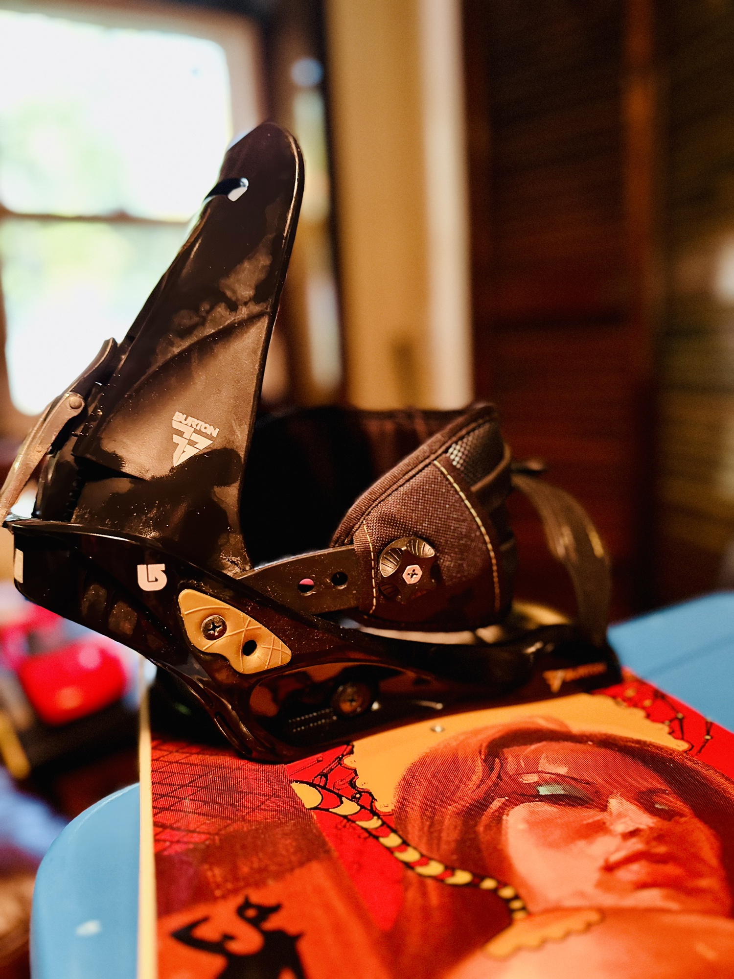 Rare Burton Un..INC 156 Snowboard With Burton Custom Bindings ...