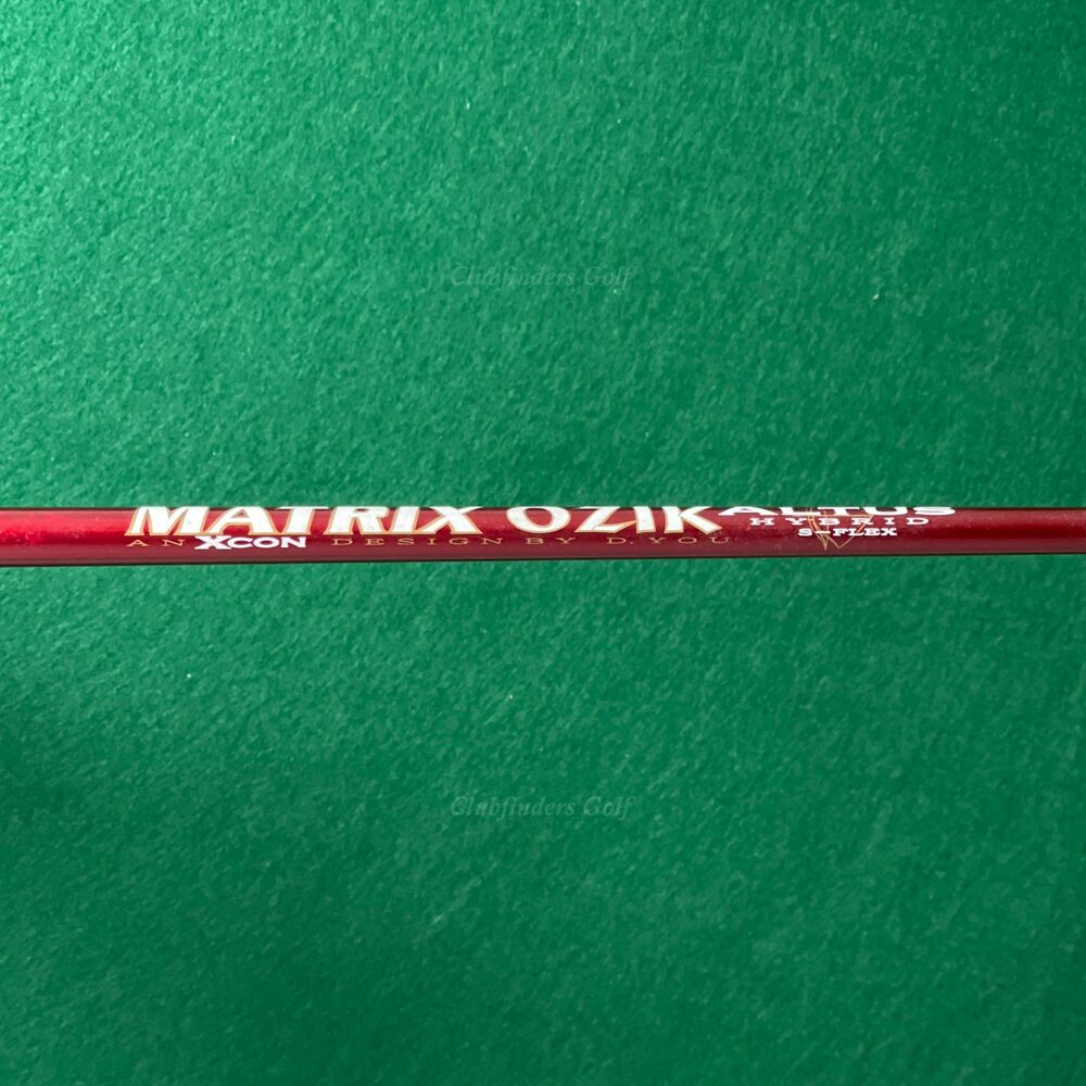 Adams Idea Pro Black 9031 20° Hybrid Matrix Ozik Xcon Altus Graphite Stiff Sidelineswap
