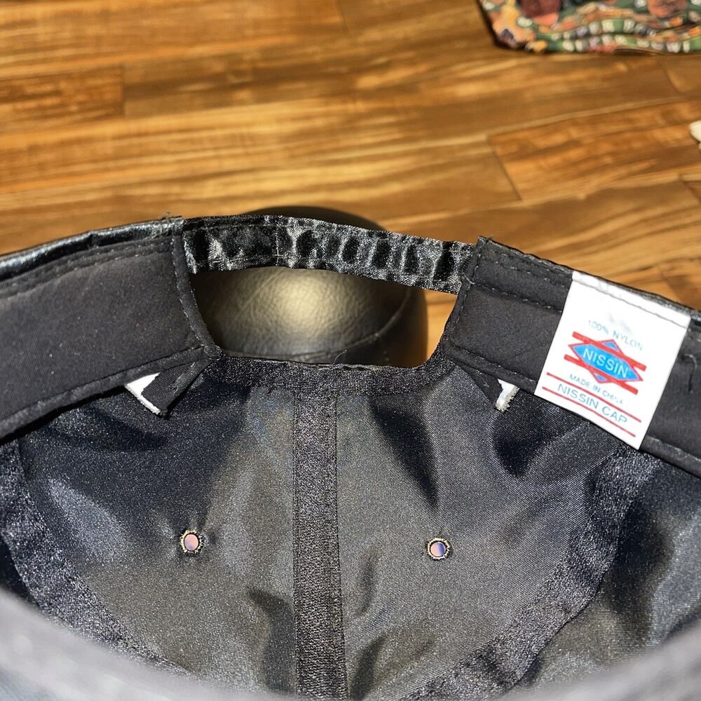 Vintage San Francisco 49ers Script Satin Slide Strapback Hat Nissin NOS ...