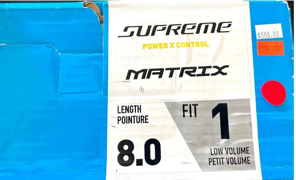 Bauer Supreme Matrix Senior Hockey Skates Size 8 Fit 1 NEW in BOX ...