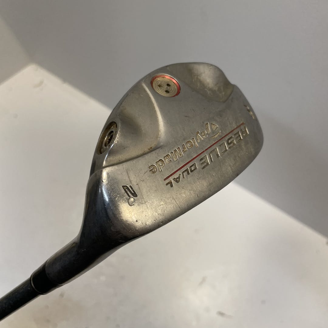Used Taylormade Rescue Dual 2 Hybrid Stiff Flex Graphite Shaft Hybrid ...