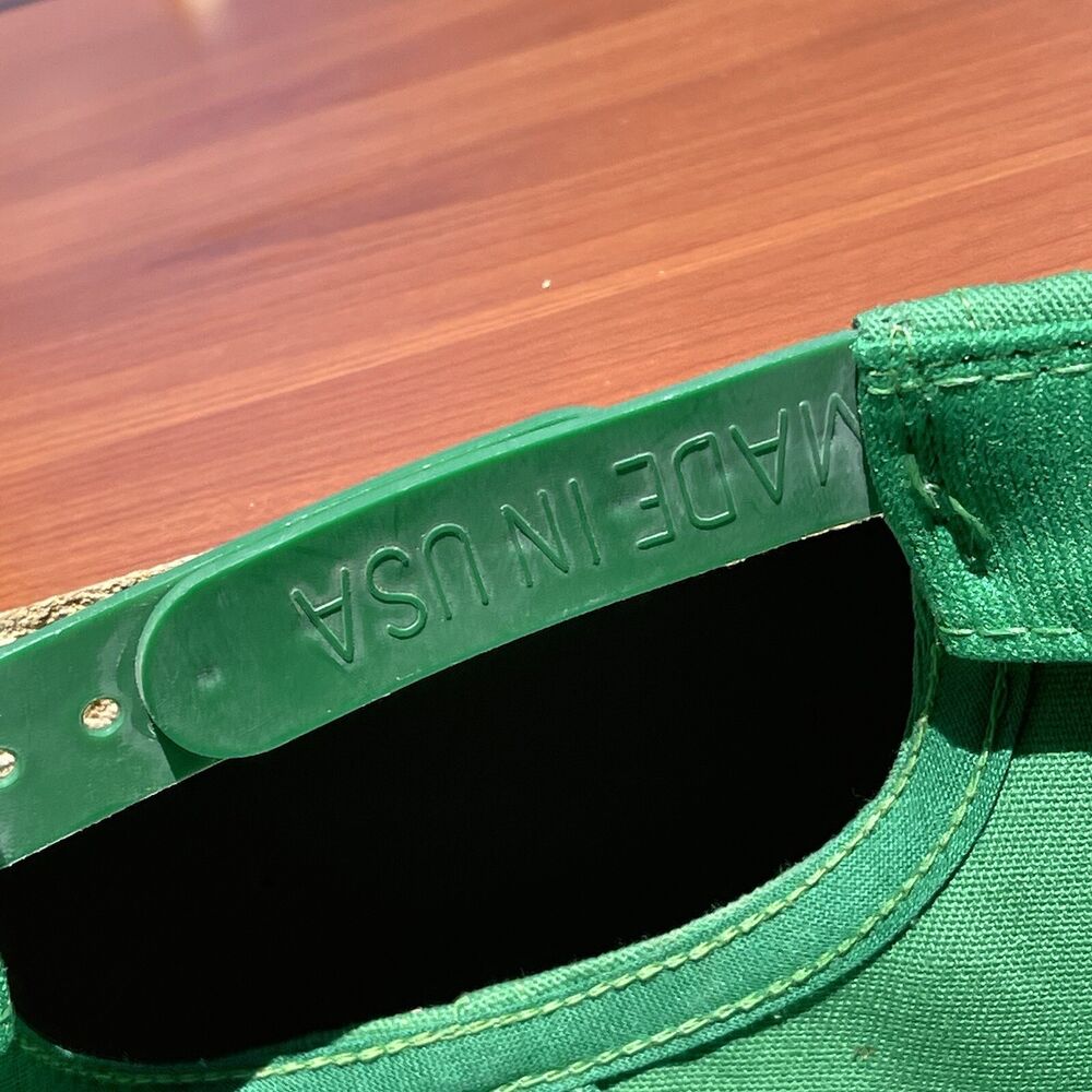 Vintage First Aid Safety First NF Green Snapback Hat Cap Made in USA ...