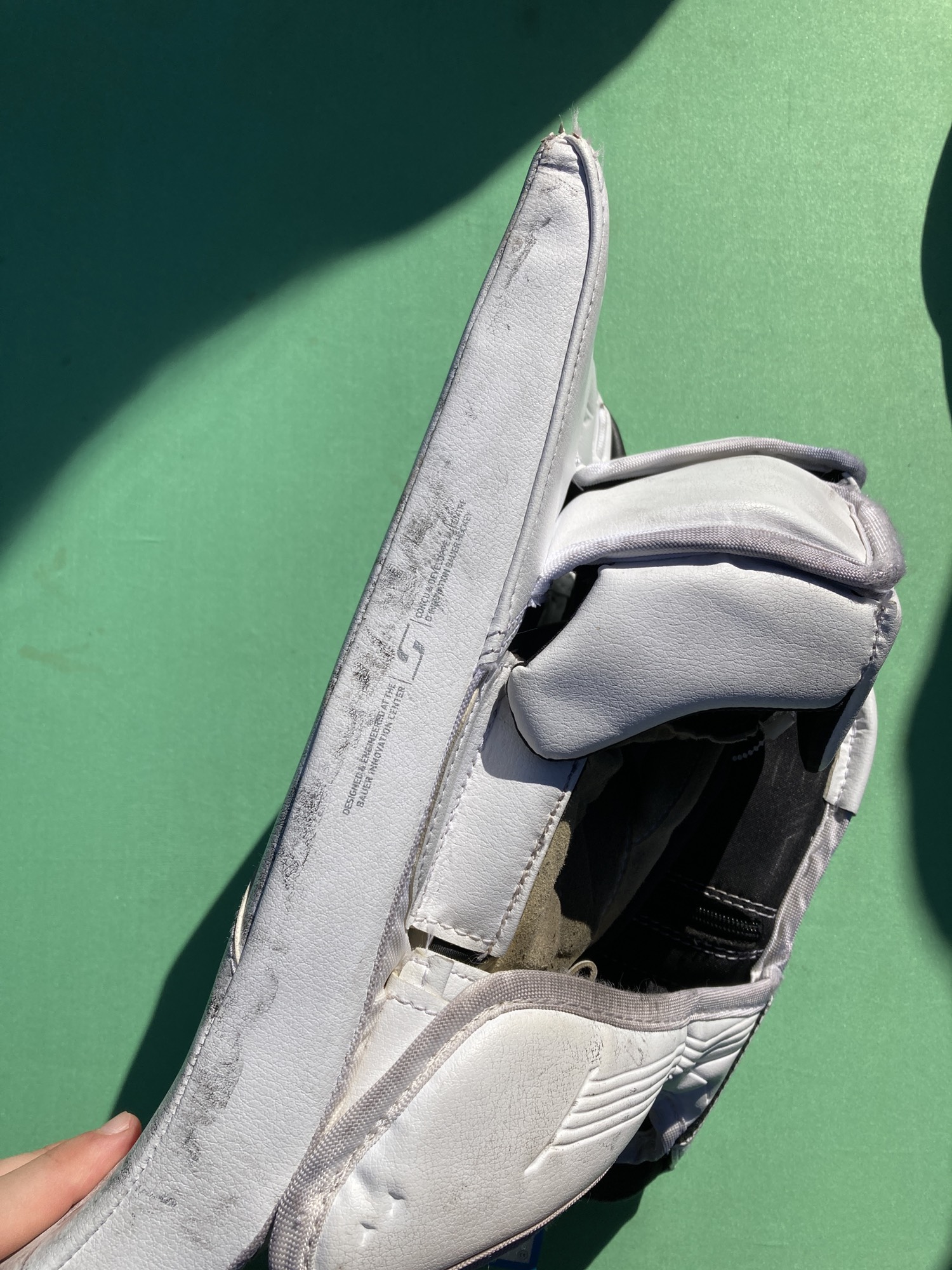 Used Bauer M5 Pro Regular Goalie Blocker | SidelineSwap