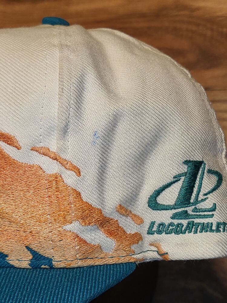 Vintage Rare Miami Dolphins Logo Athletic Splash NFL Pro Line Snapback ...