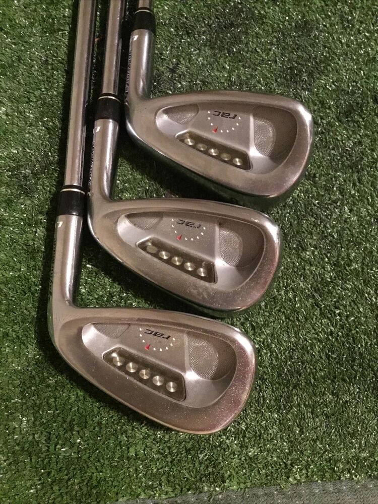 TaylorMade rac Lt Irons Set (3-PW, No 7 Iron) Stiff 6.0 FCM Rifle Steel ...