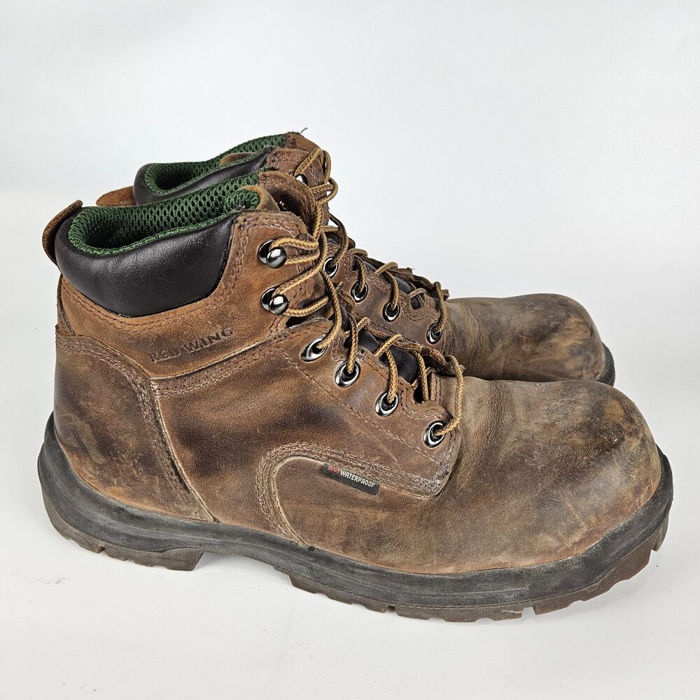 Red Wing 2240 King Toe Men Brown Leather Waterproof Safety Toe Boot ...