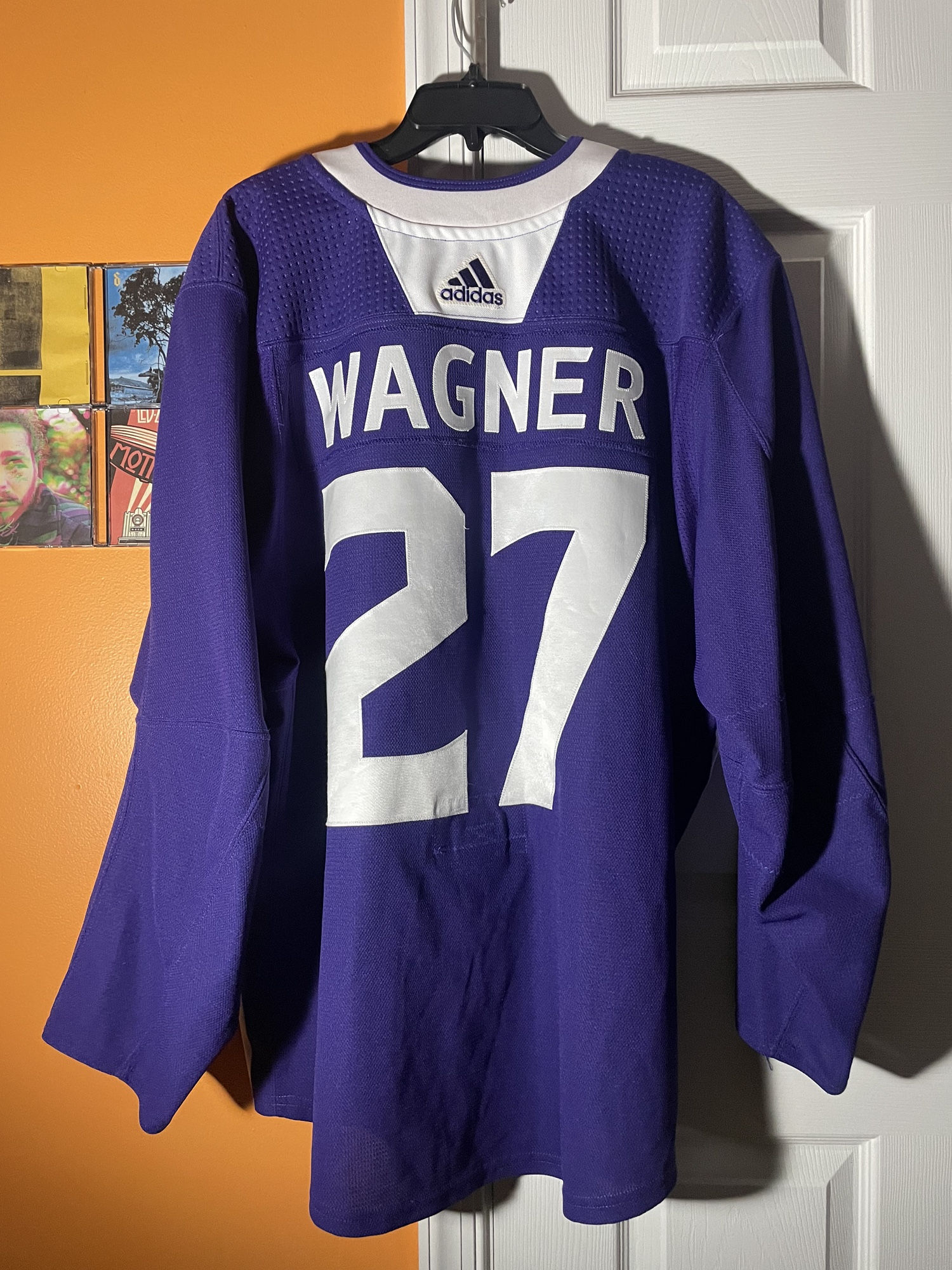 Practice Worn Austin Wagner LA Kings Practice Jersey | SidelineSwap
