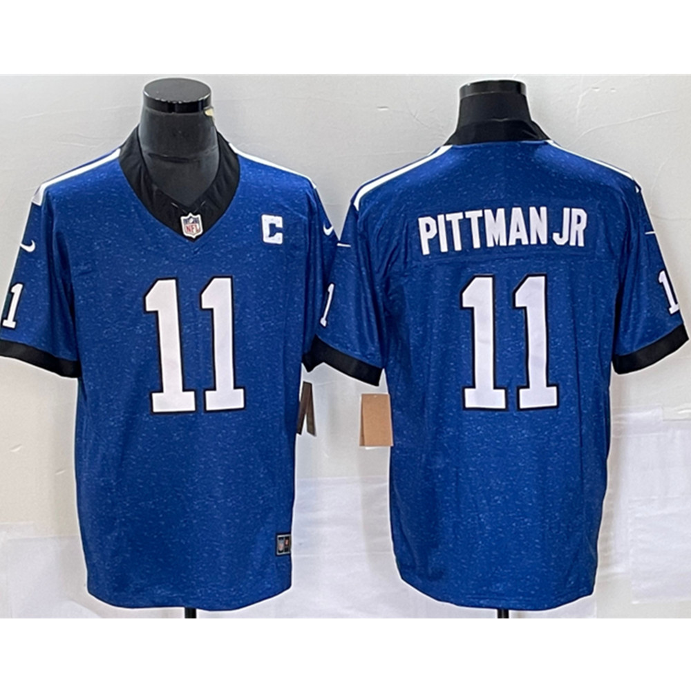 Indianapolis Colts Michael Pittman Jr. Royal Throwback Limited Jersey ...