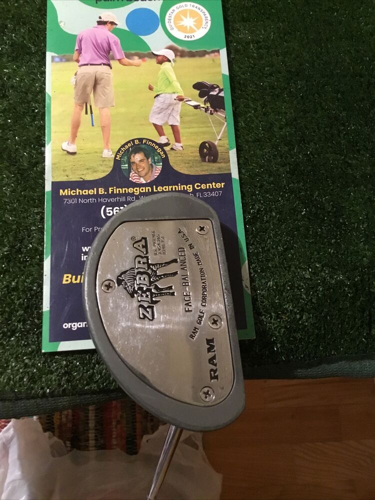 RAM Golf Zebra Face Balanced Putter 34 Inches (RH) | SidelineSwap