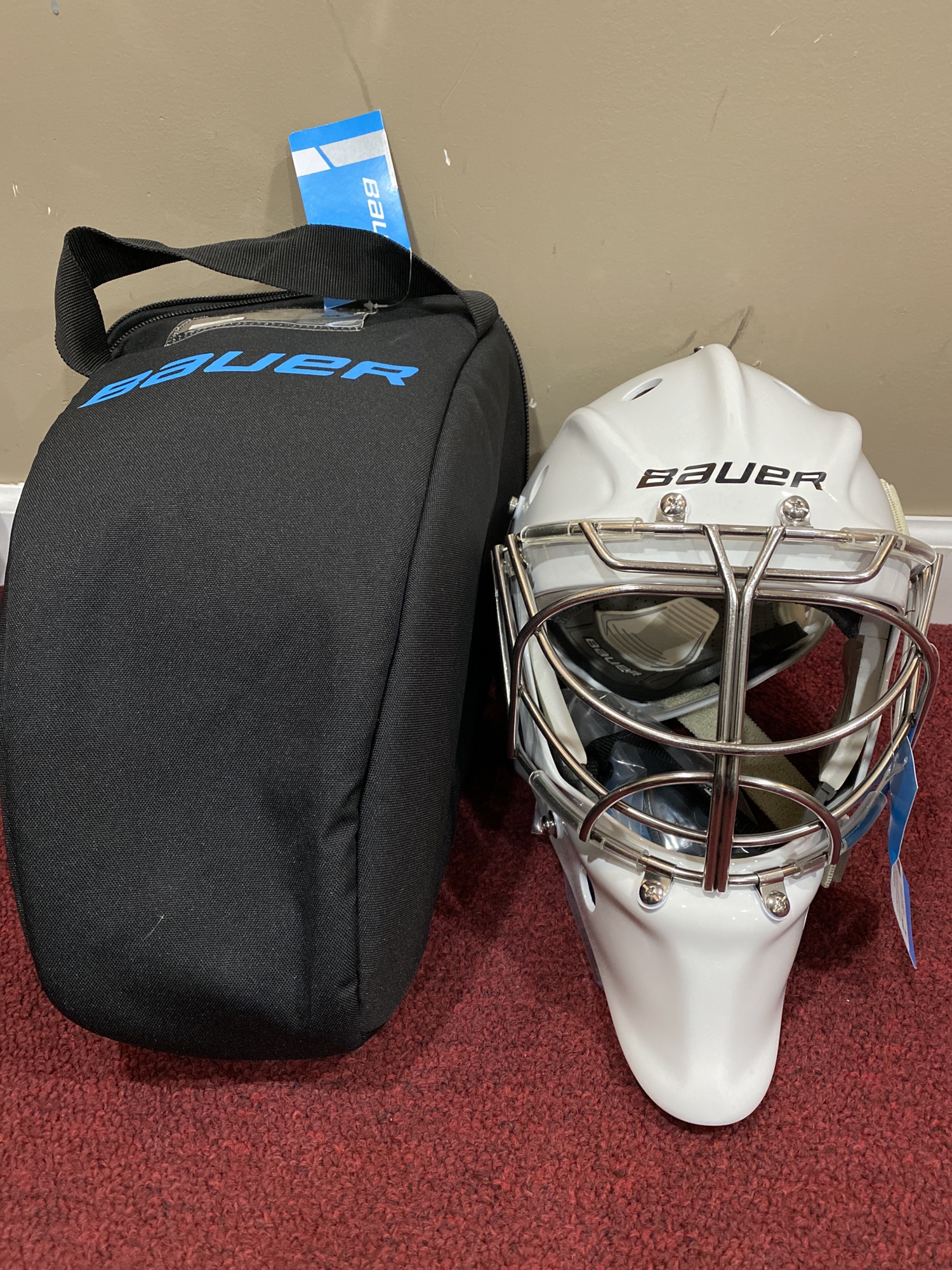 New Bauer 960 Goalie Mask W/Cat-eye Cage Size Medium Item#MHGM ...