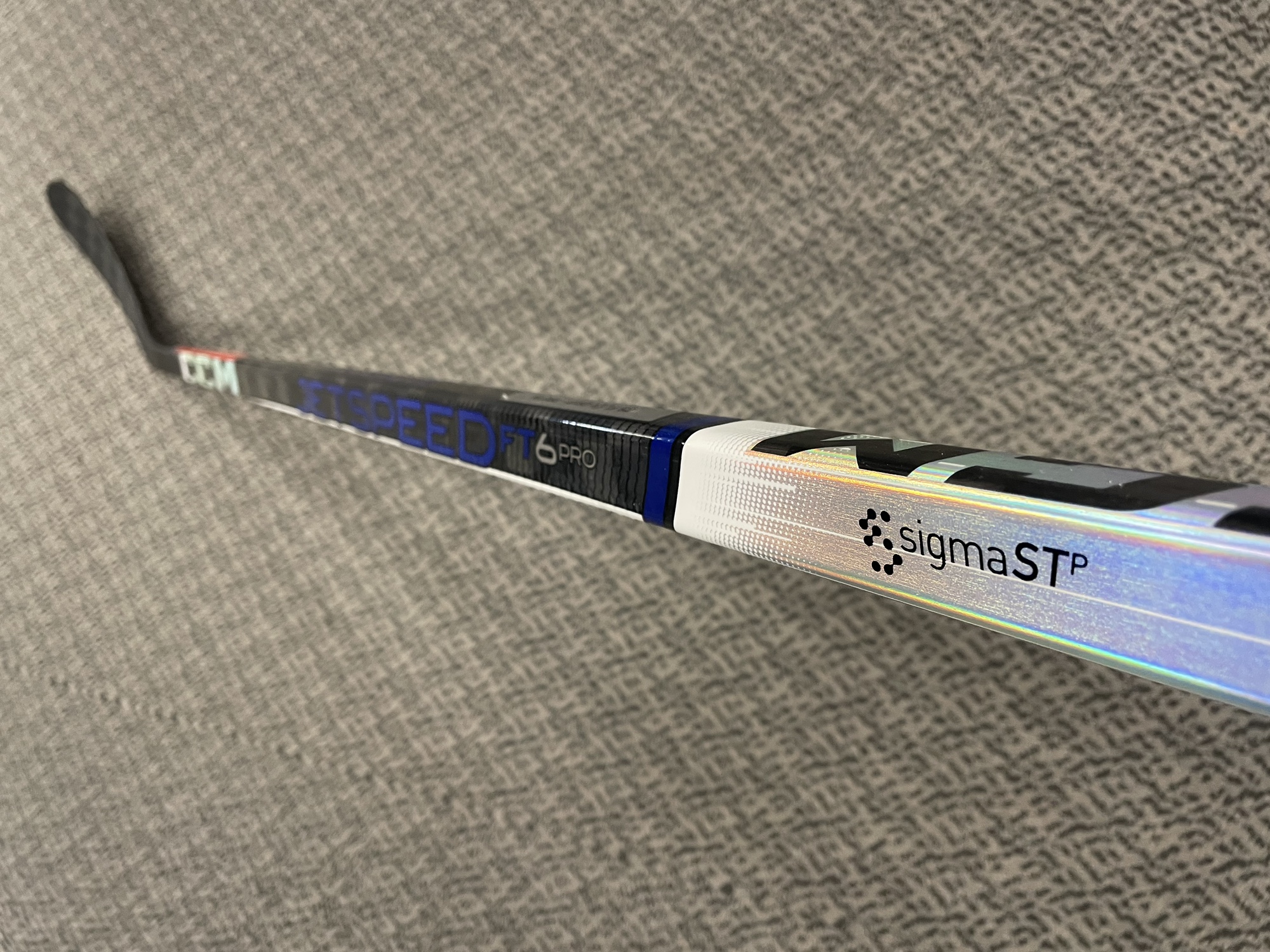 CCM Blue Jetspeed FT6 Pro 75 flex P90TM curve right hand stick ...