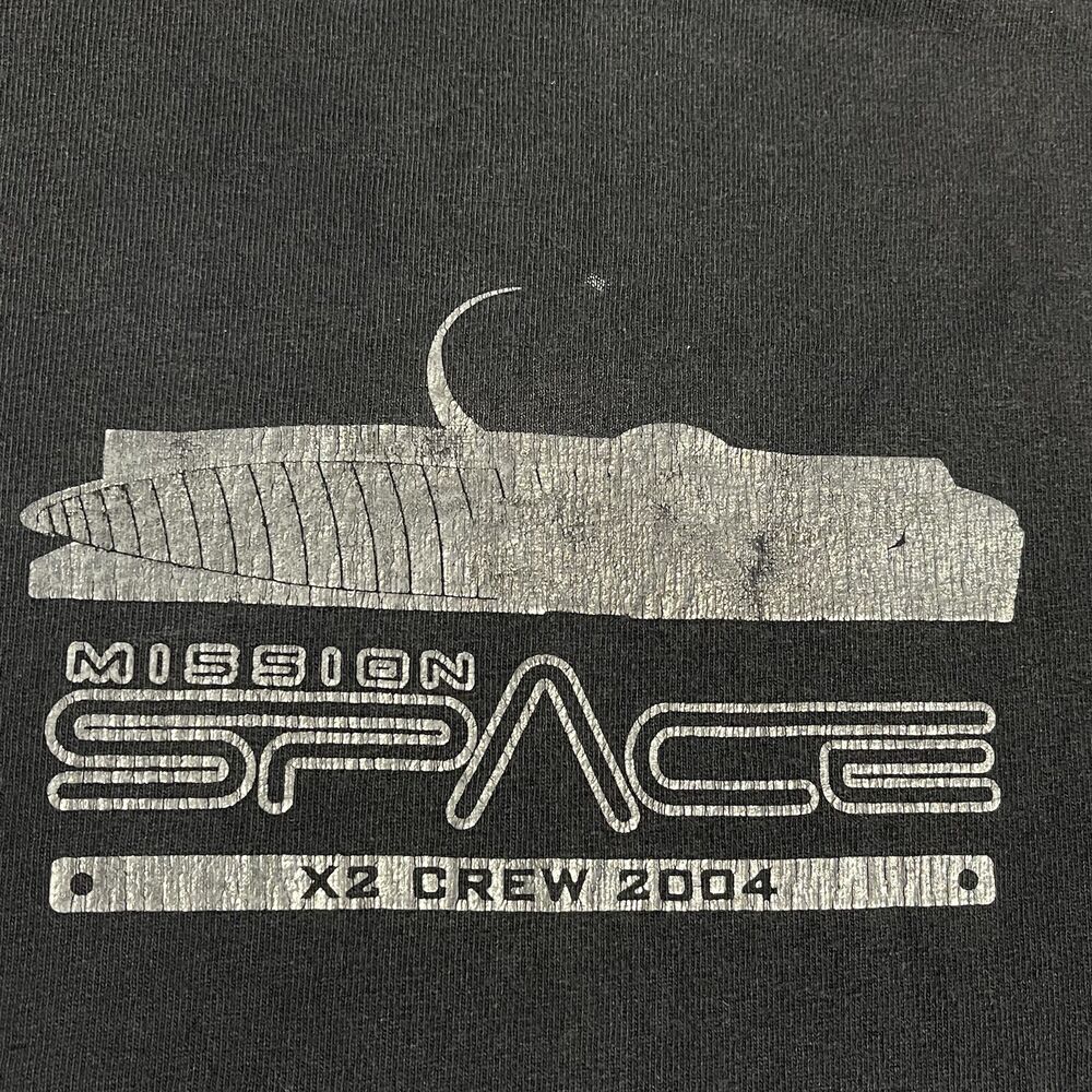 Vintage Walt Disney World Mission Space Shirt Size XL Crew Epcot X2 ...