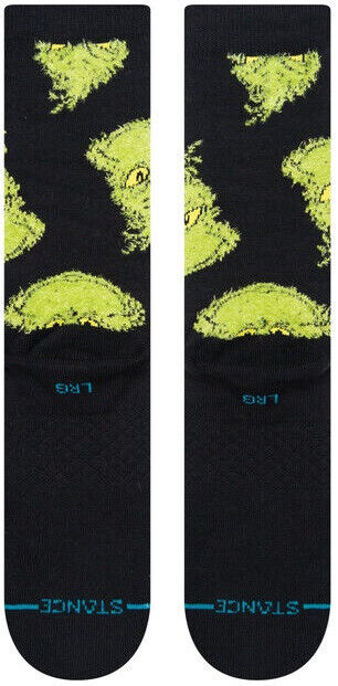 Stance X The Grinch Da Da Dagrinch Cozy Ploly Mens Socks Large Mens 9 13 Sidelineswap