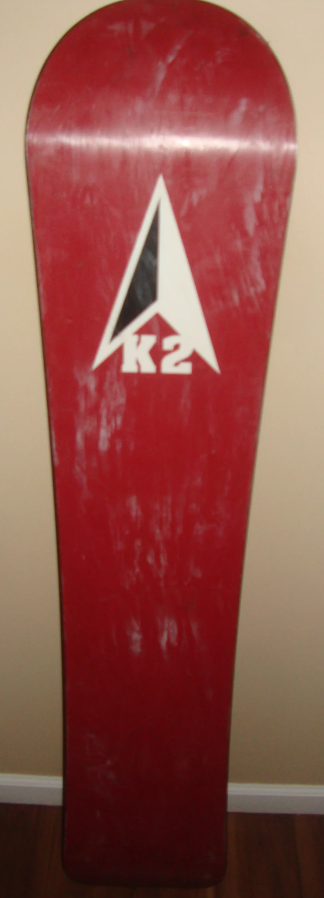 Used K2 RED SPITFIRE SNOWBOARD 150 CM 59 INCHES | SidelineSwap