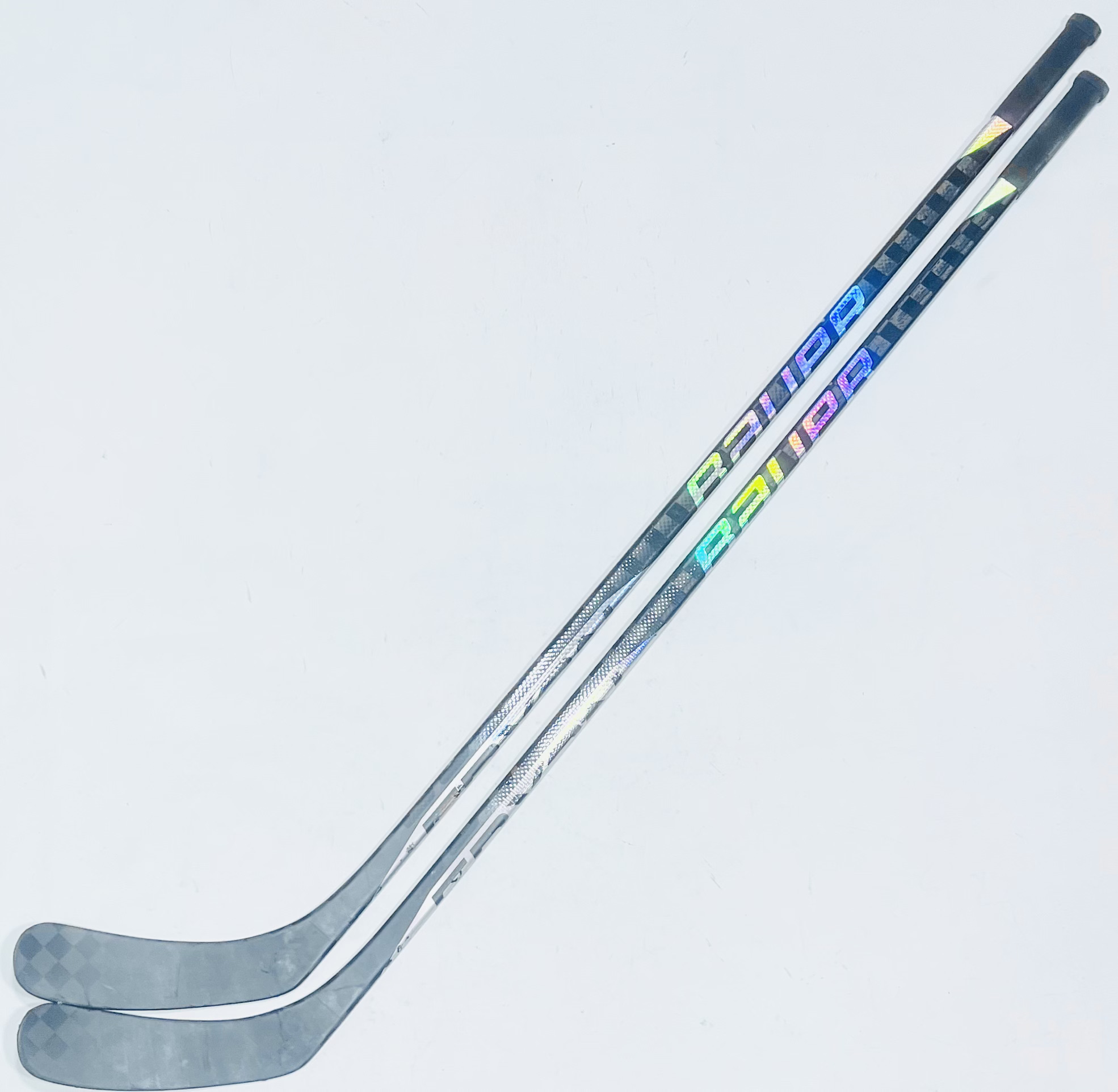 2 Pack Custom Silver Bauer Vapor ADV (SYNC Dress) Hockey Stick-RH-70 ...