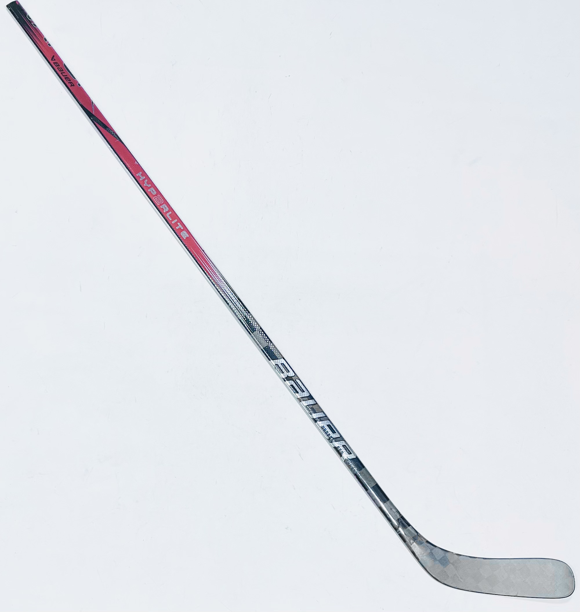Custom Red Bauer Vapor Hyperlite 2 Hockey Stick-LH-82 Flex-P71-Grip W ...