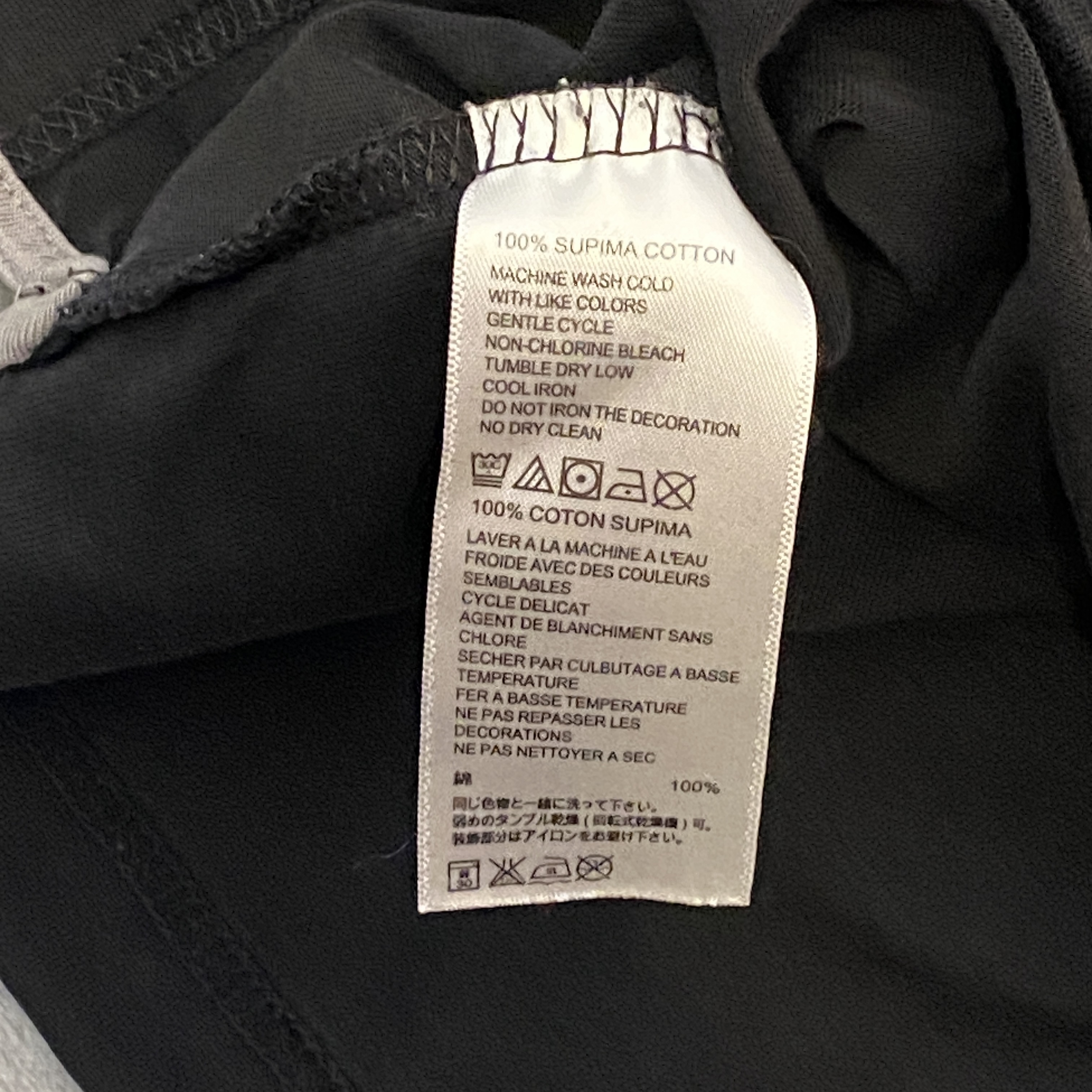 Tommy Bahama Relax Pocket T Shirt Men 2XL 100% Supima Black Long Sleeve Dad Tee | SidelineSwap