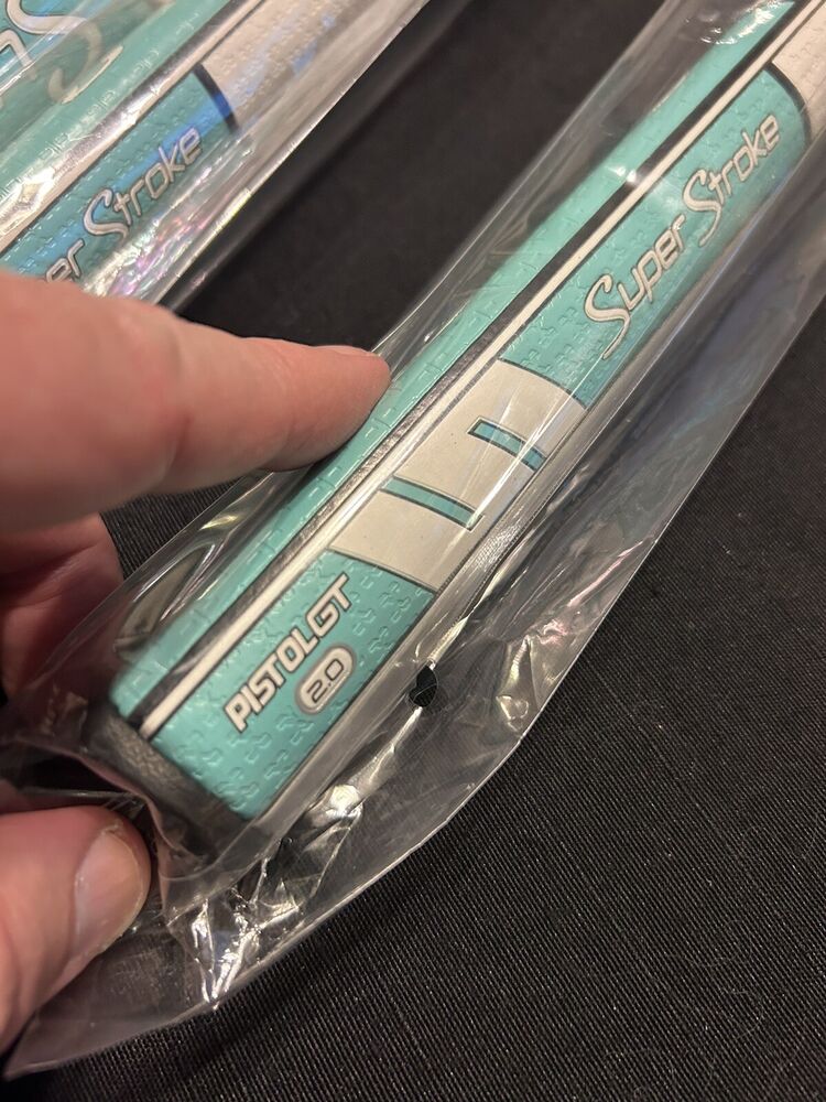 3 Pack Of NEW Super Stroke TRAXION PISTOL GT 2.0 Baby Blue PUTTER GRIPs ...