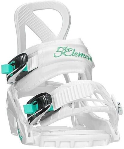 New $450 5th Element Mist Snowboard Combo 150cm, EZ Rocker, With Teal ...