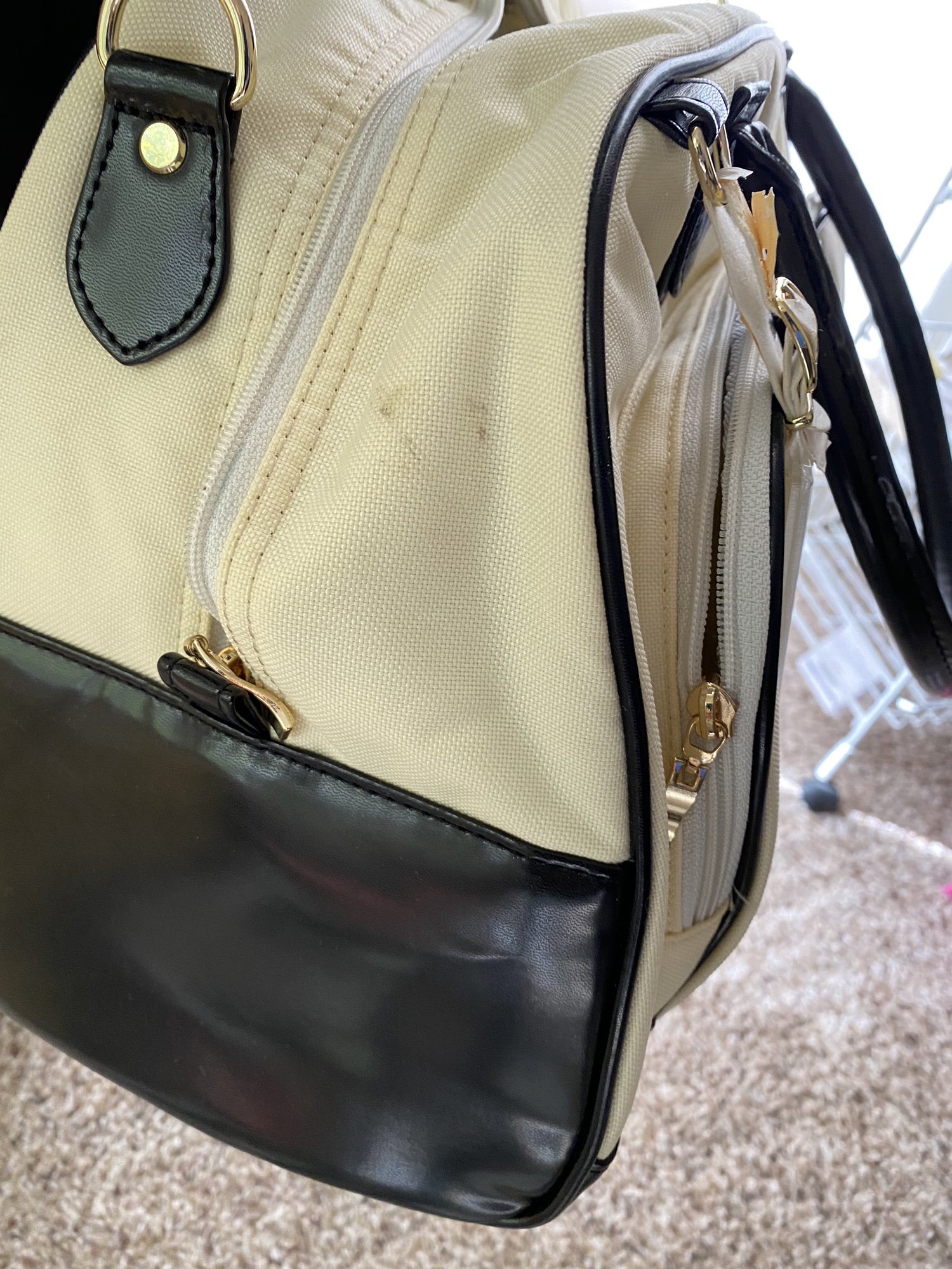 Taylormade lady's Golf duffle Bag Adjustable padded strap embroidery ...