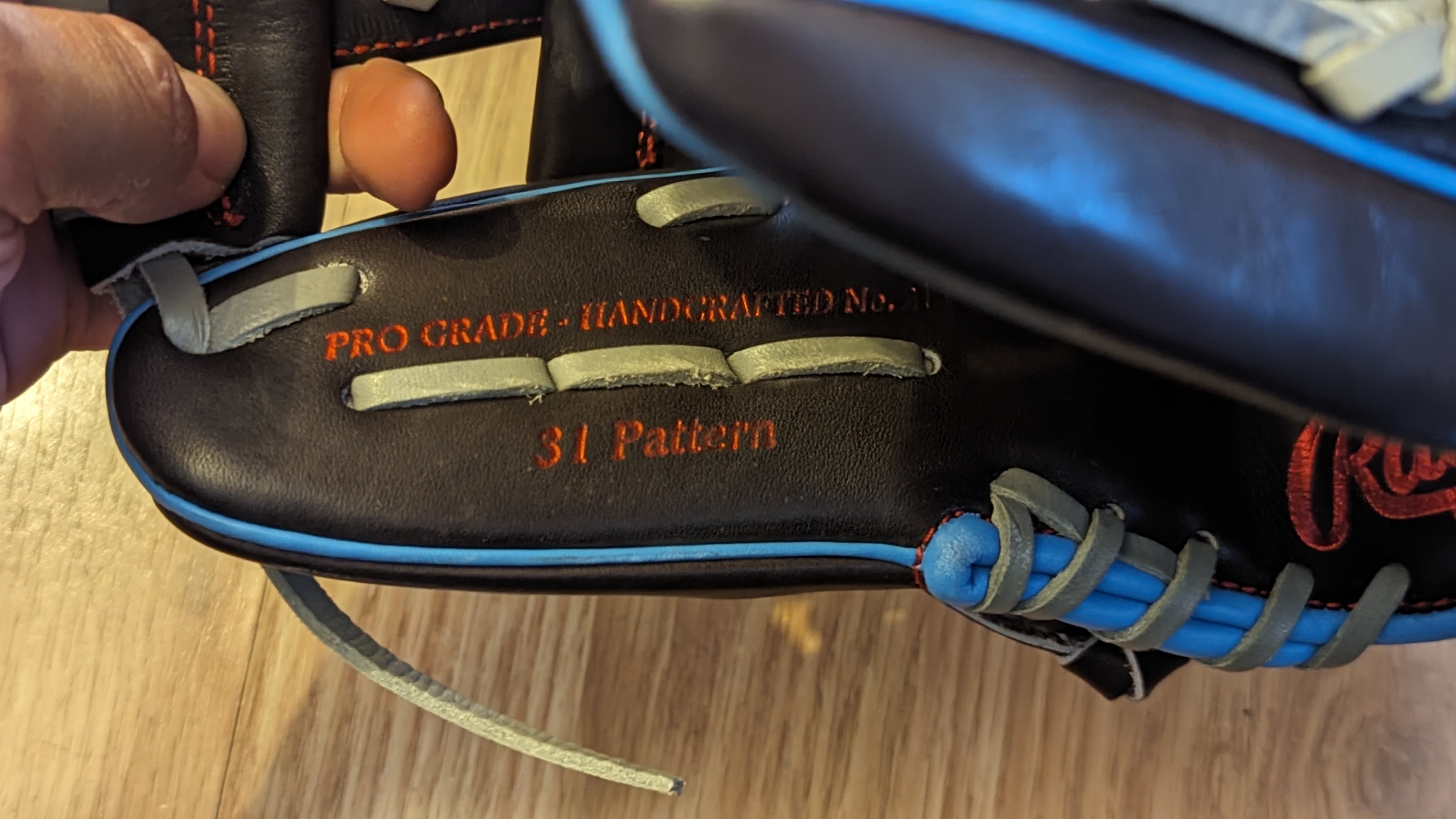 2023 Rawlings Pro Preferred 11.5" infield glove - Mocha/Sky Blue | SidelineSwap