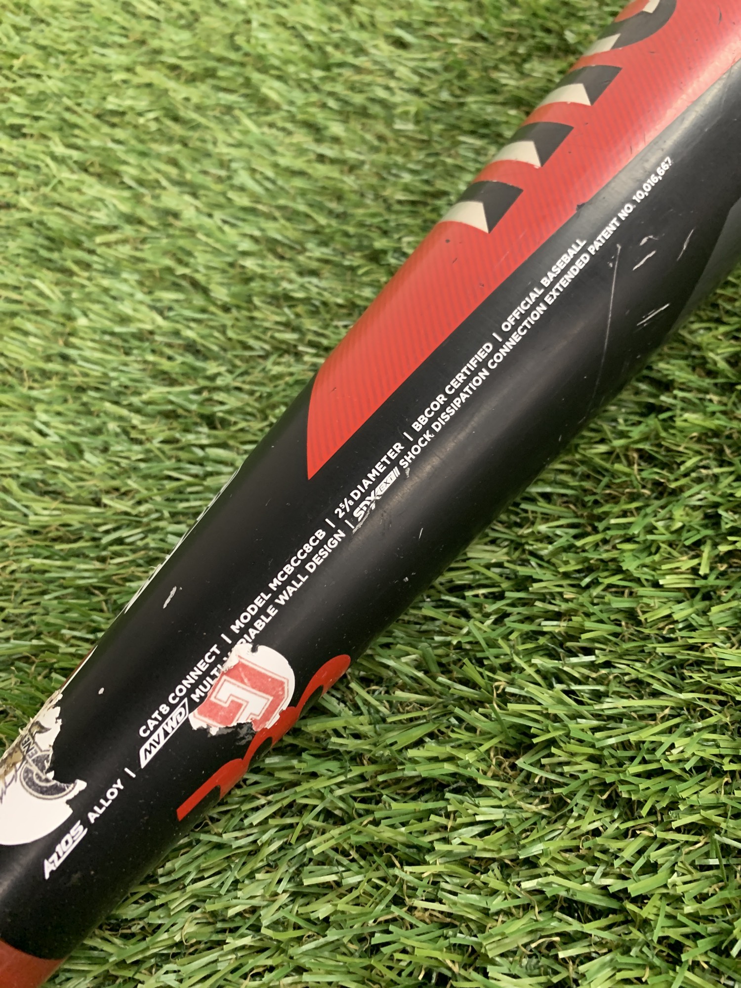 Used BBCOR Certified 2019 Marucci CAT 8 Connect Alloy Bat -3 30OZ 33 ...