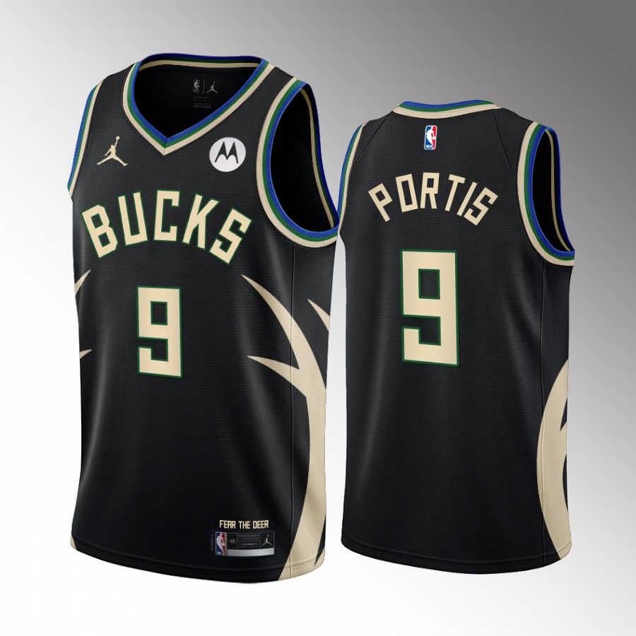 Milwaukee Bucks Bobby Portis 2022-23 Black Jersey | SidelineSwap