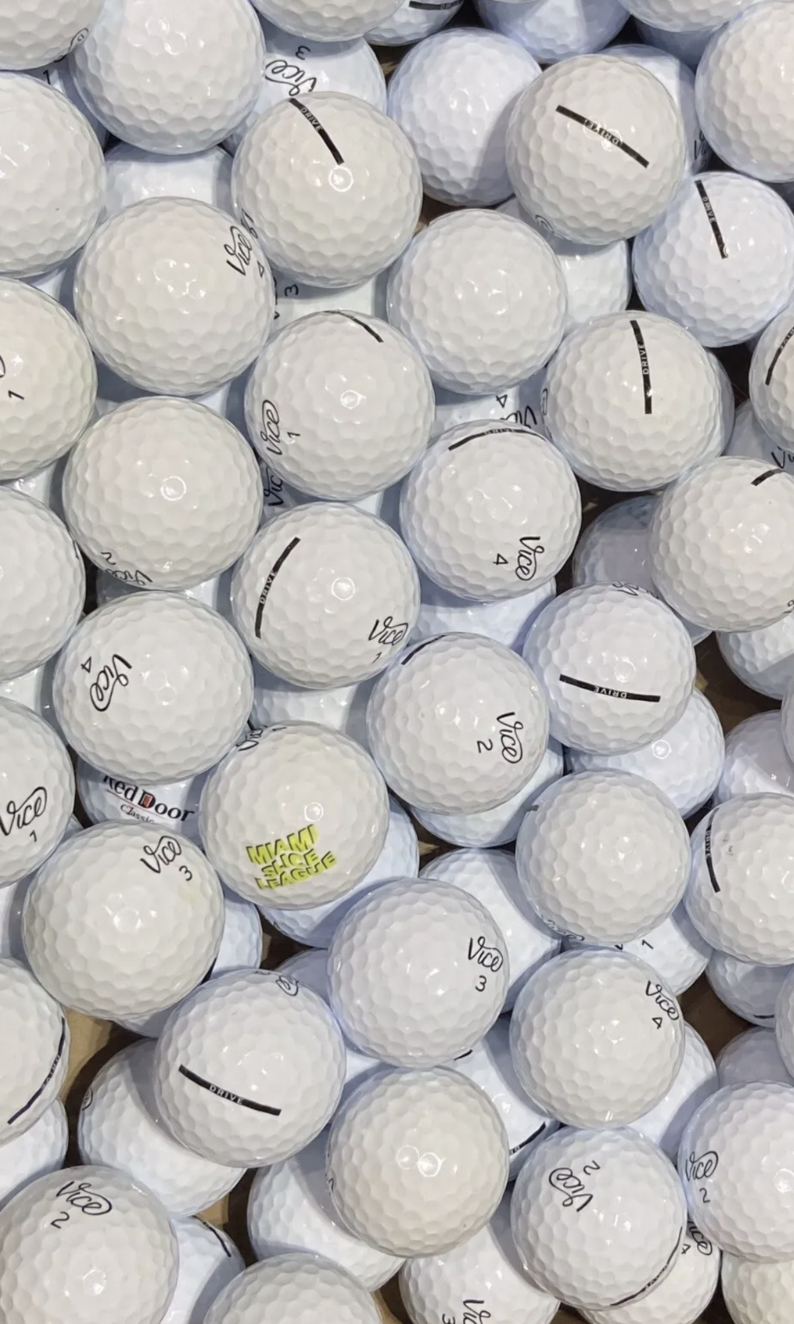 Used Vice Balls 96 Pack (8 Dozen) - AAAA | SidelineSwap