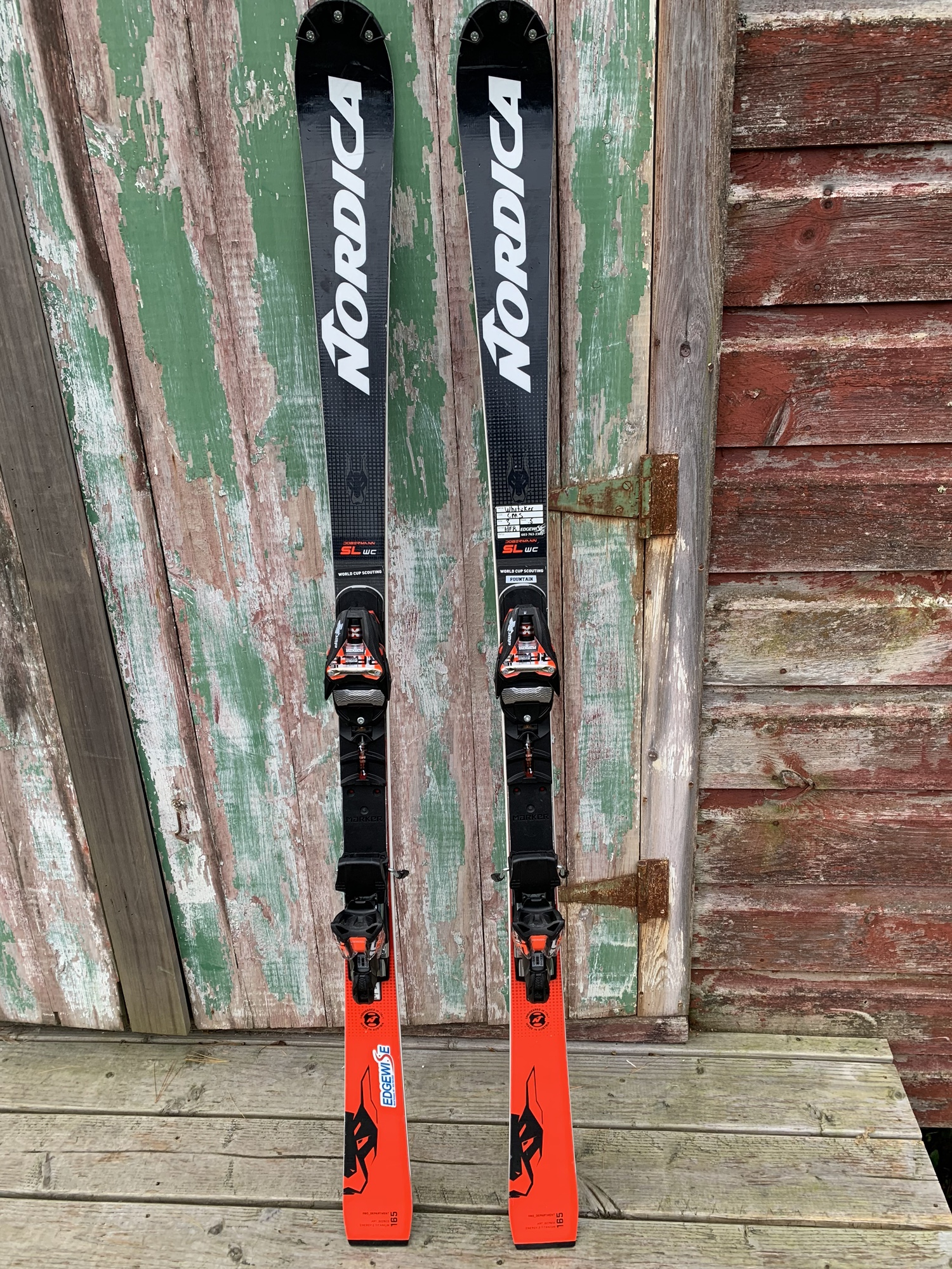 Used 165 cm Nordica Dobermann SL WC Skis | SidelineSwap