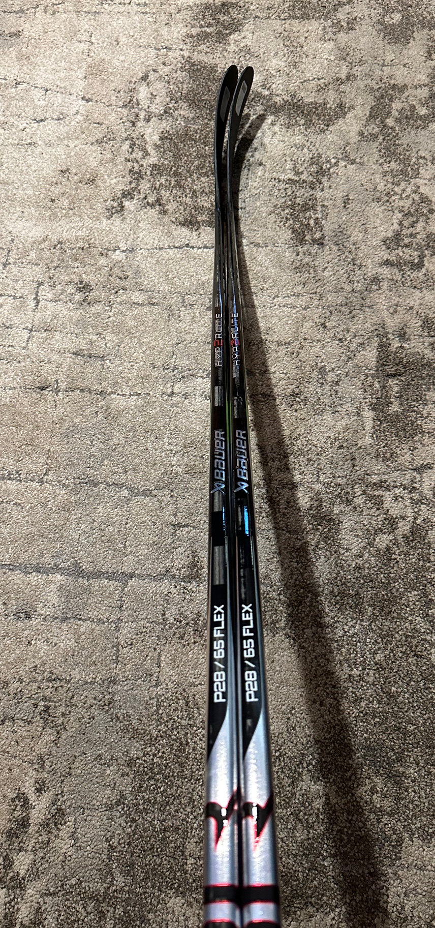 NEW!! 2 PACK! 2 x 65 Flex Left Hand P28 Vapor Hyp2rlite Hockey Sticks ...