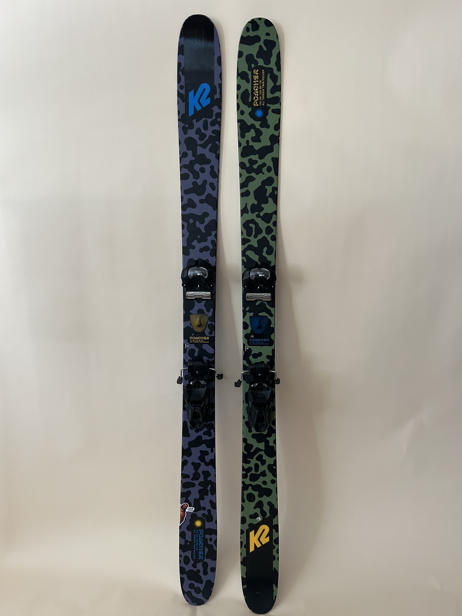 2023 K2 Poacher Skis 170cm With Tyrolia Attack 14 Bindings | SidelineSwap