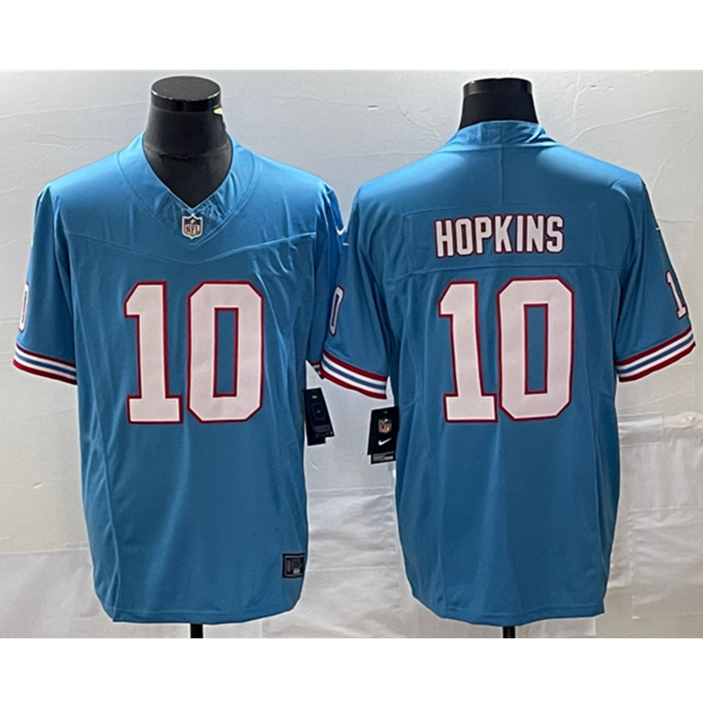 Tennessee Titans DeAndre Hopkins Light Blue Oilers Throwback Limited Jersey | SidelineSwap