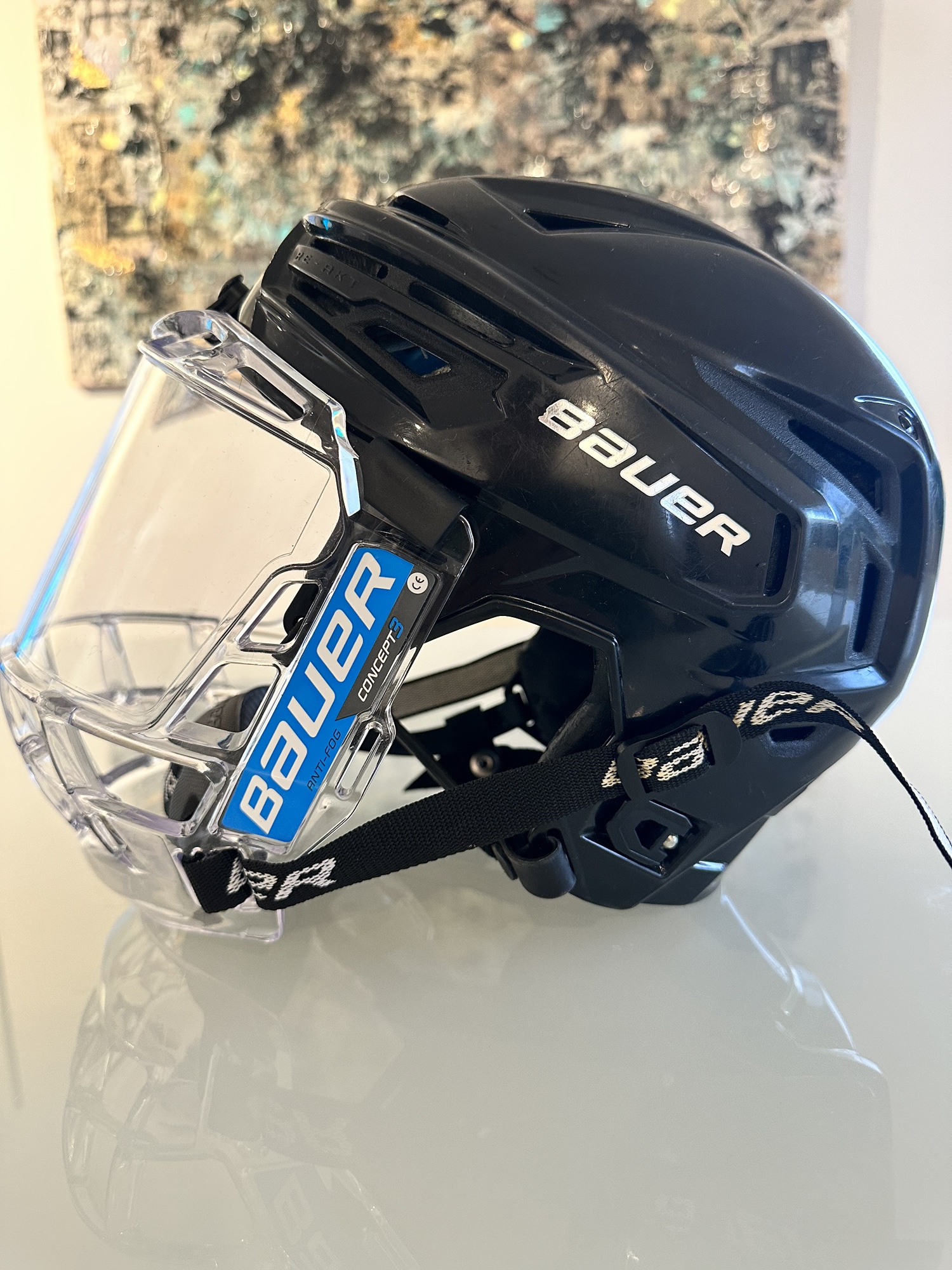 Bauer reakt-150 with bauer full face visor | SidelineSwap