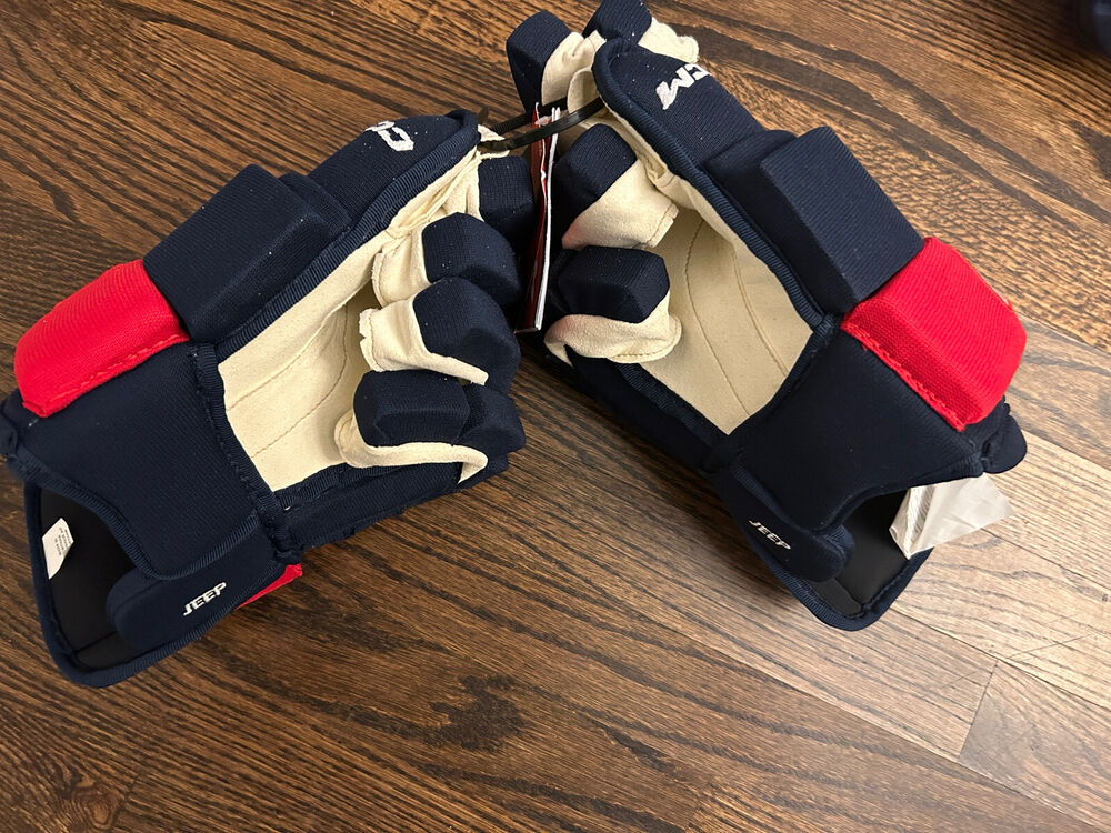 TEAM USA Senior CCM 4R Pro NEW PRO STOCK HOCKEY GLOVES 14" | SidelineSwap
