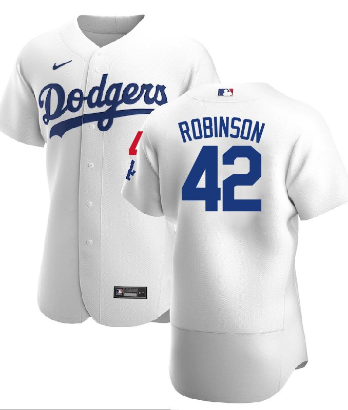Los Angeles Dodgers Jackie Robinson White Jersey | SidelineSwap