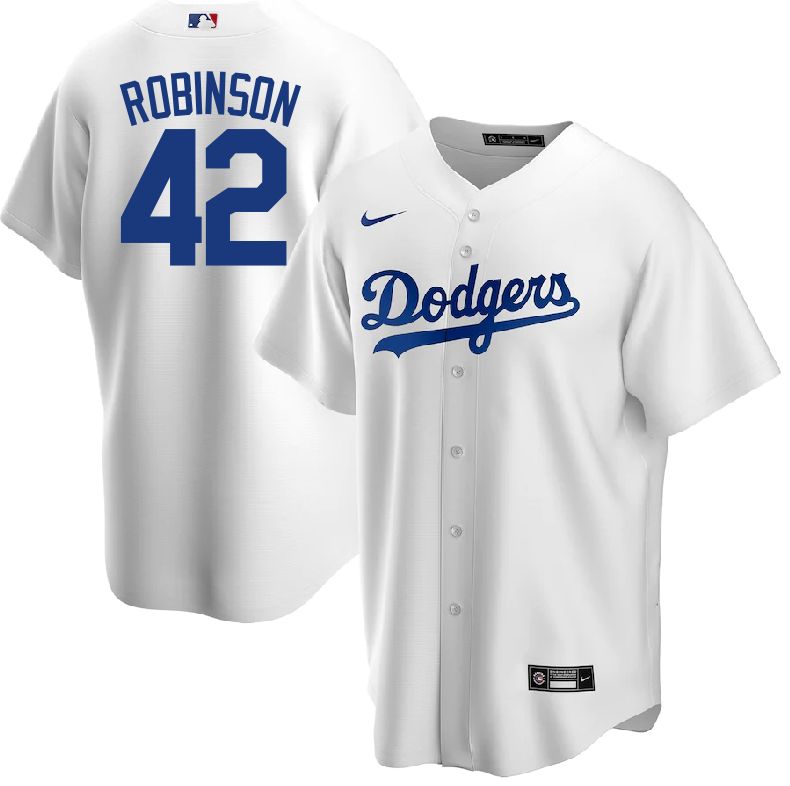 Los Angeles Dodgers Jackie Robinson White Jersey | SidelineSwap