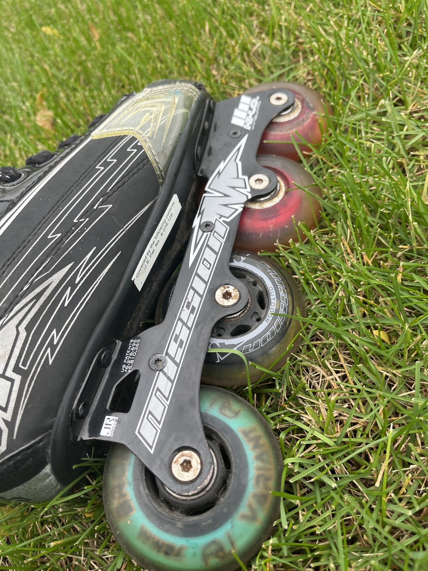 Used Mission Regular Width Size 3 Axiom A3 Inline Skates | SidelineSwap