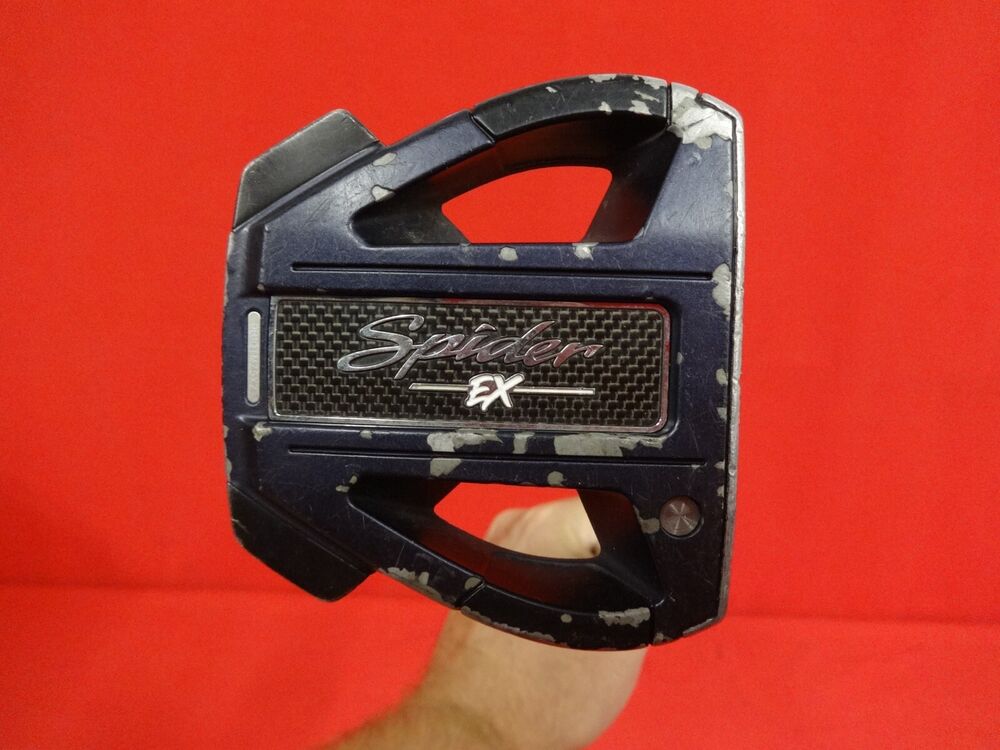 TAYLORMADE Navy Blue Spider EX Slant Neck Putter 35" RH SS Pistol GTR 1 ...