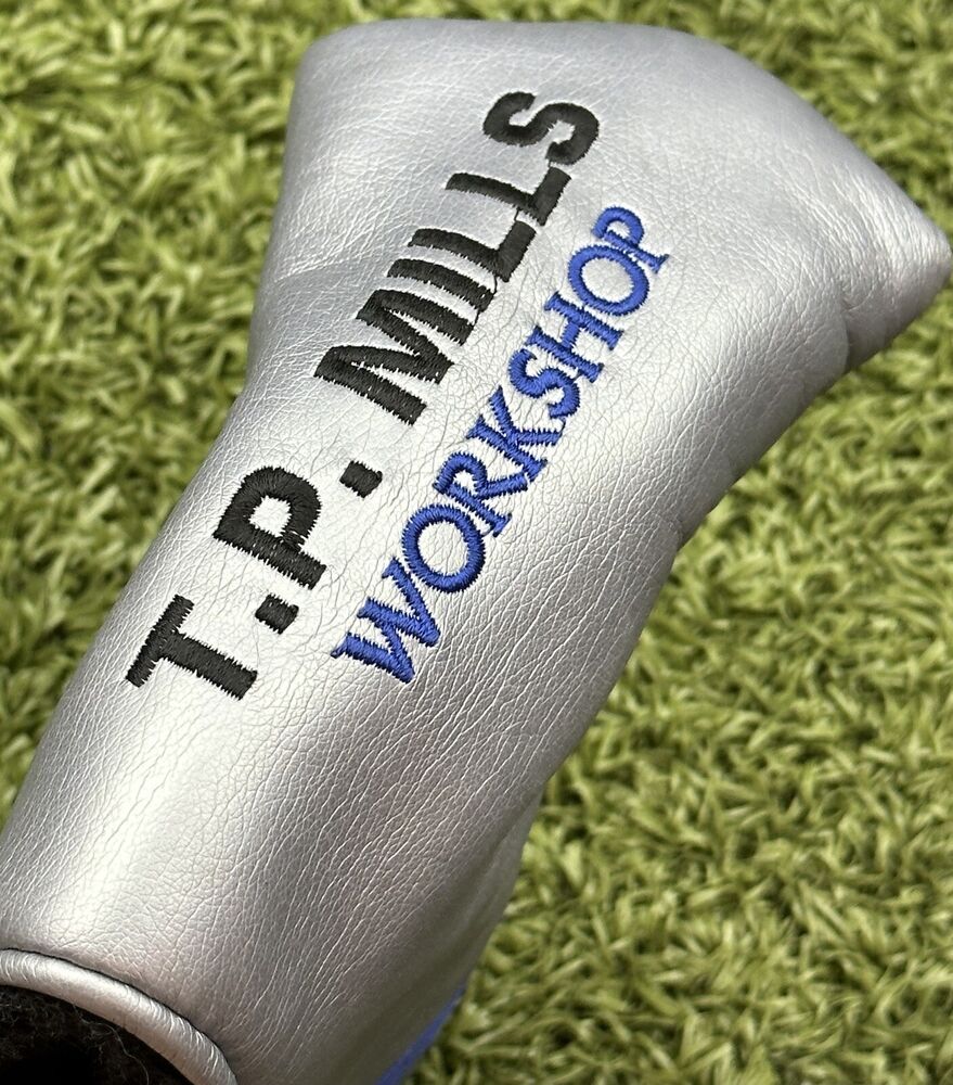 TP Mills Workshop Blade Style Putter Cover Headcover Silver RARE! #2256 ...