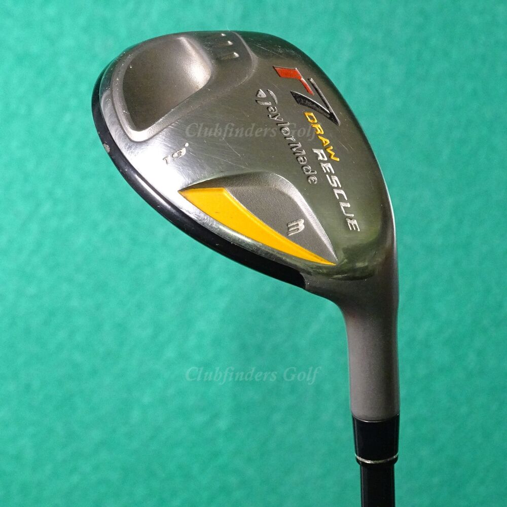 TaylorMade r7 Draw Rescue 19° Hybrid 3 Iron Factory REAX 55 Graphite ...