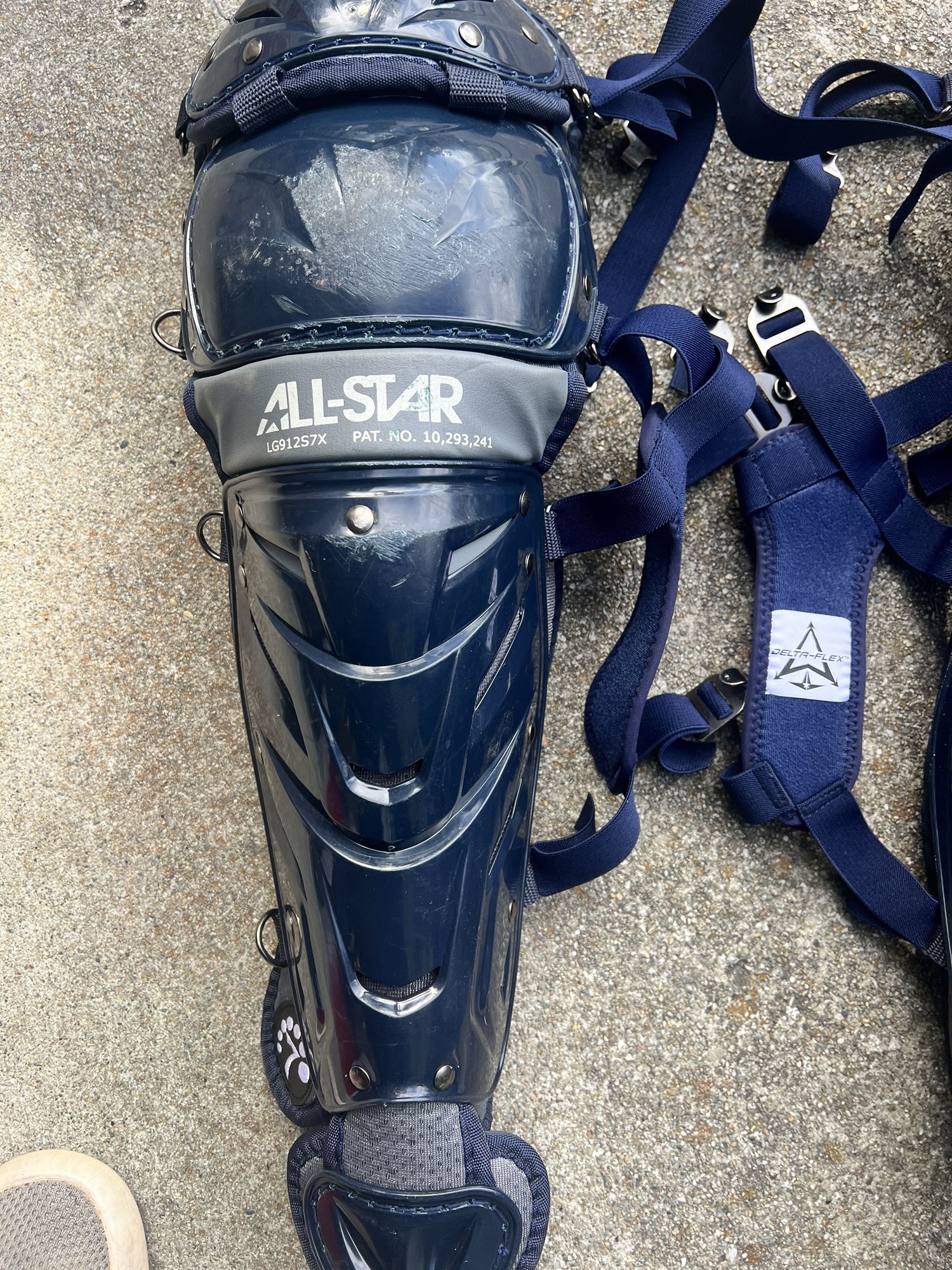 All-star axis 7 catchers leg guards | SidelineSwap