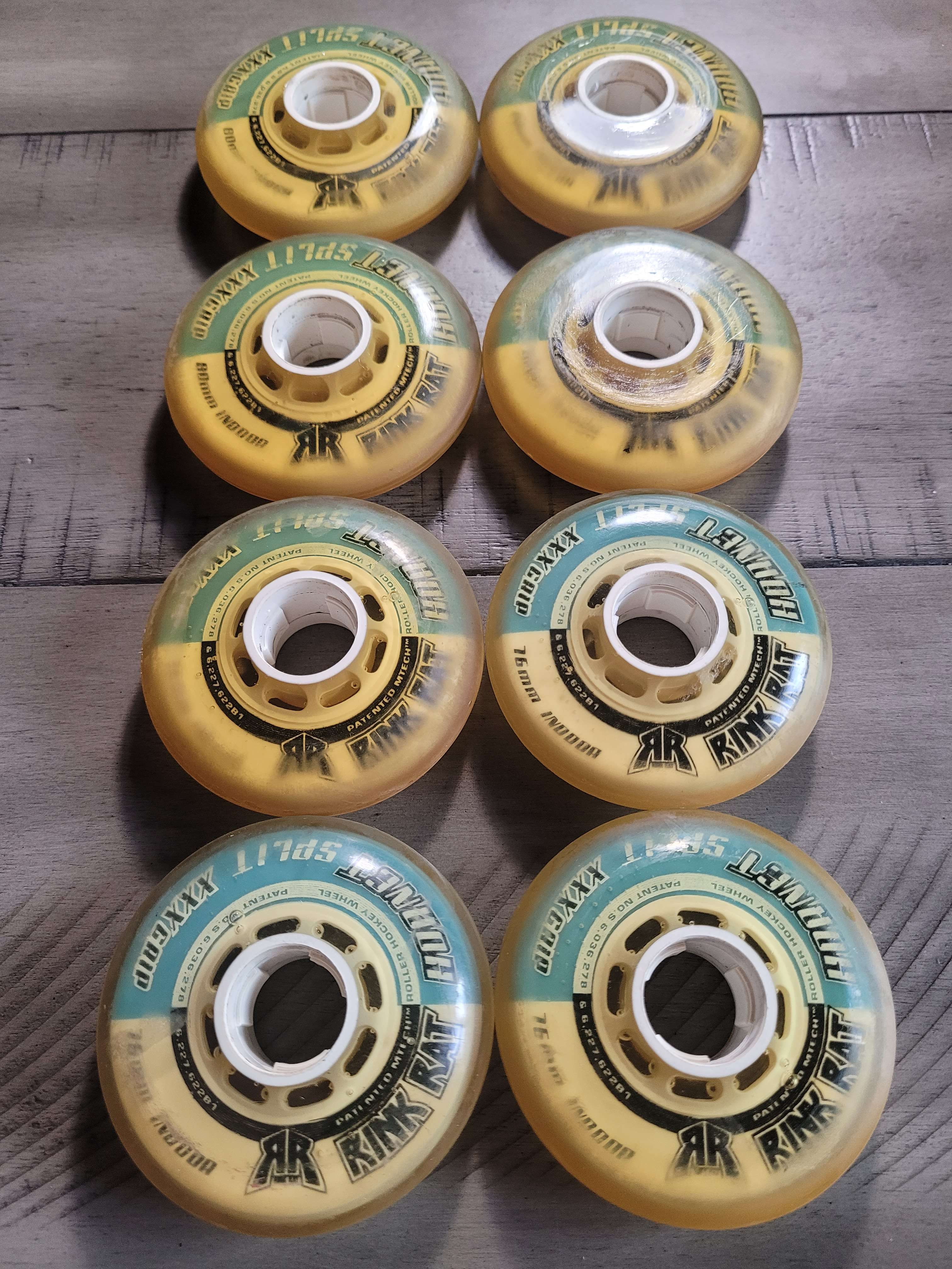 *RARE* Rink Rat Hornet Splits Inline Hockey Skate Wheels | SidelineSwap