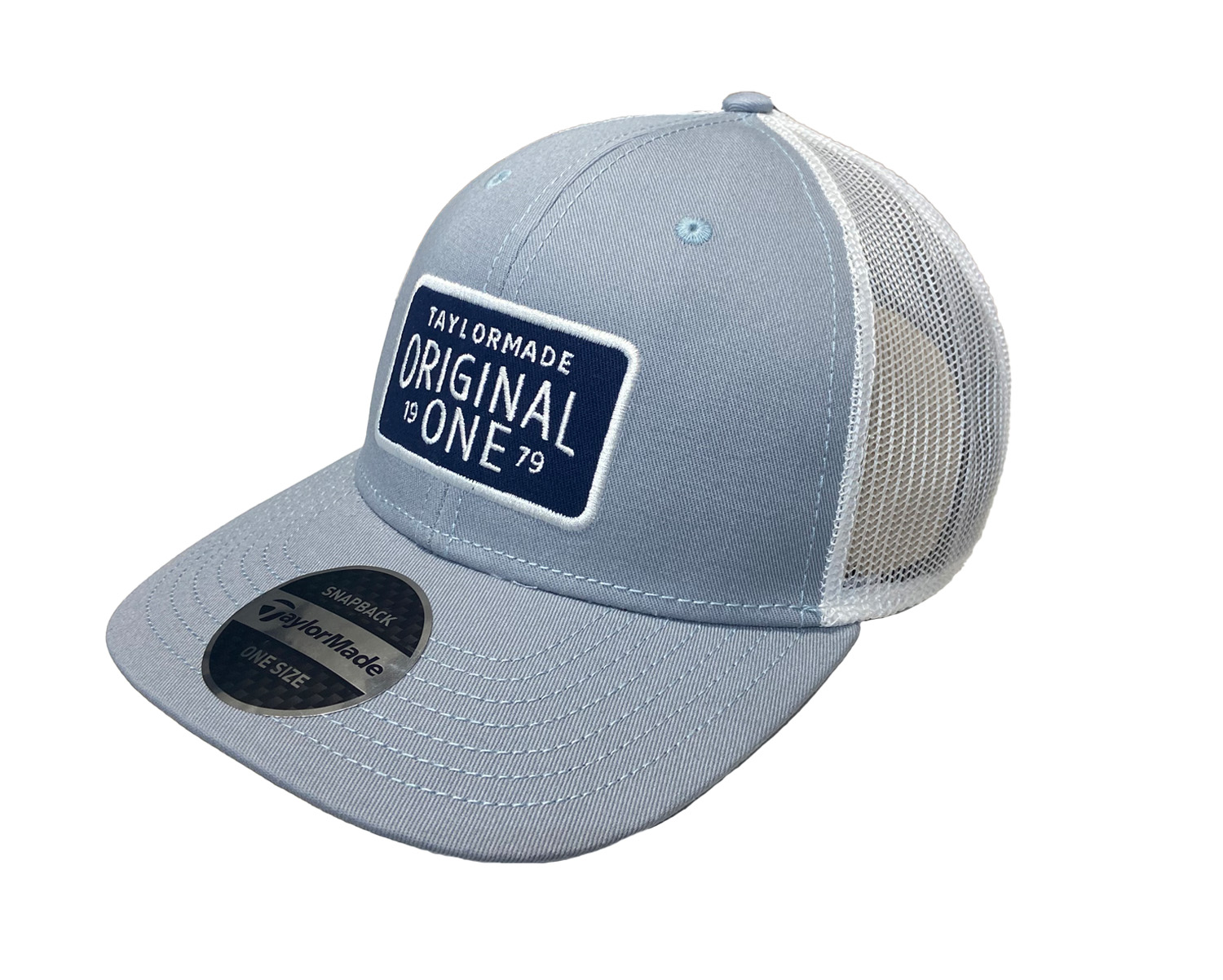 NEW TaylorMade Lifestyle Original One Trucker Grey/White Adjustable Hat/Cap | SidelineSwap