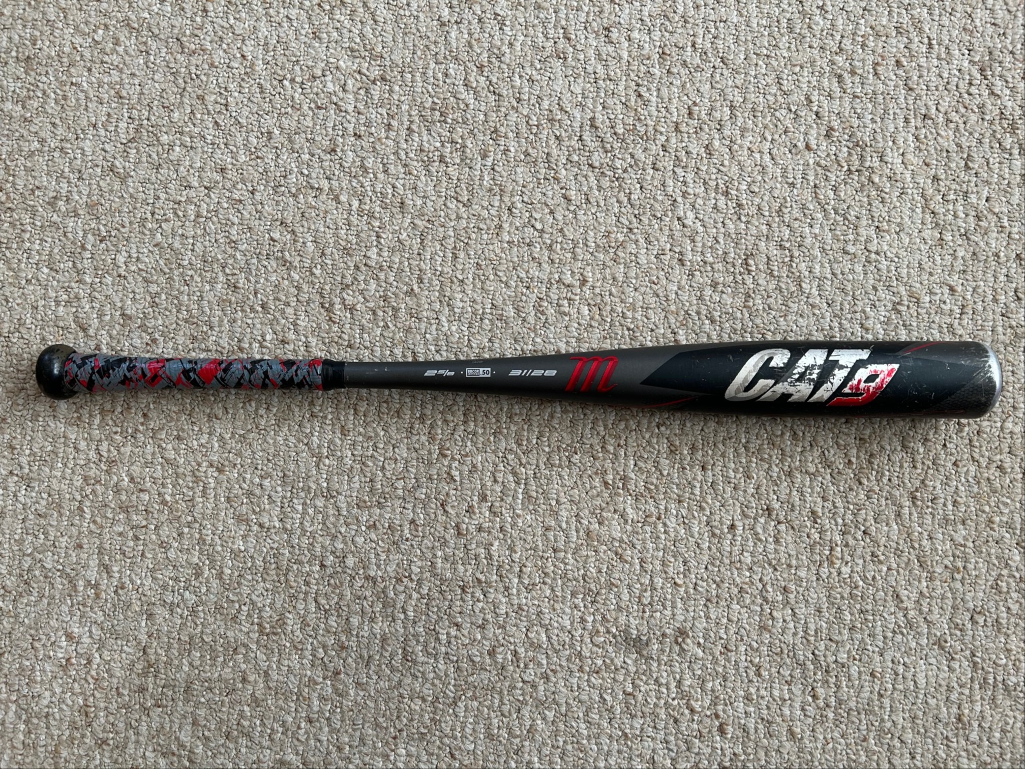 Used BBCOR Certified 2021 Marucci Alloy CAT 9 Bat (-3) 28 oz 31 ...